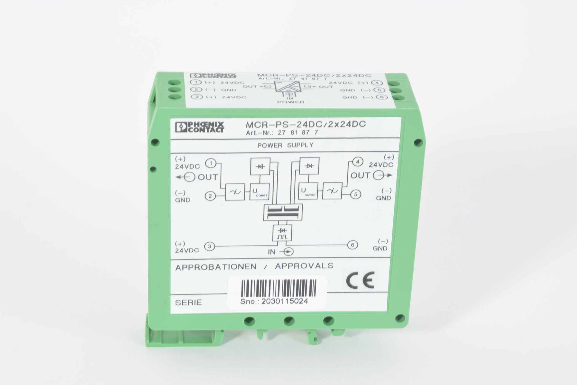 Phoenix Contact MCR-PS-24DC/2x24DC Auxiliary Contactor - 2781877 – NTC Tech