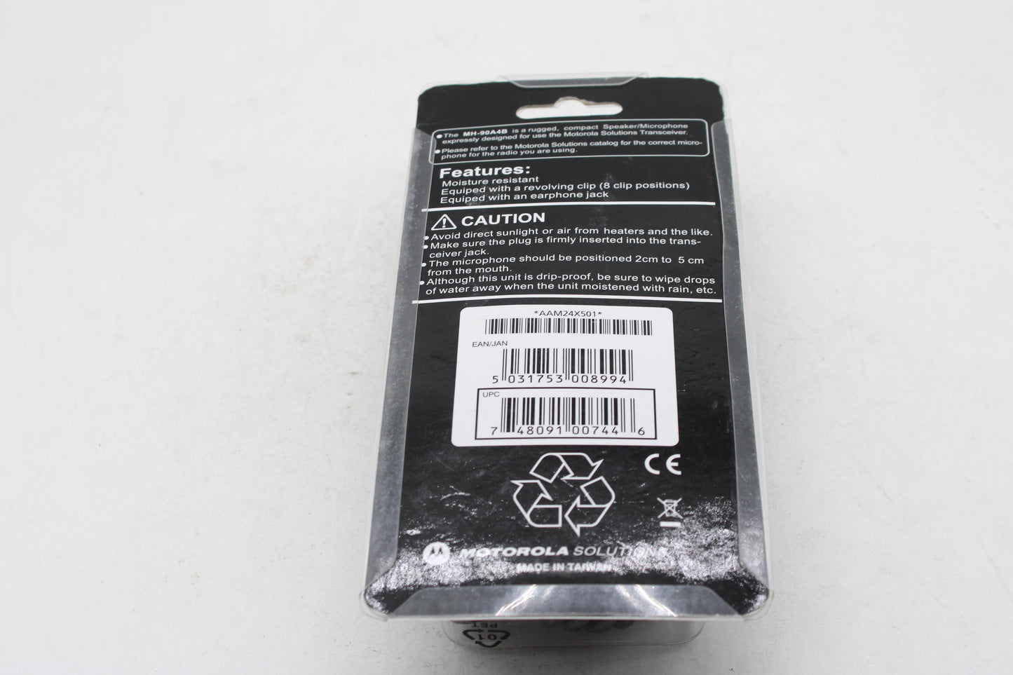 Motorola MH-90A4B Speaker Microphone 748091007446 - NEW – NTC Tech