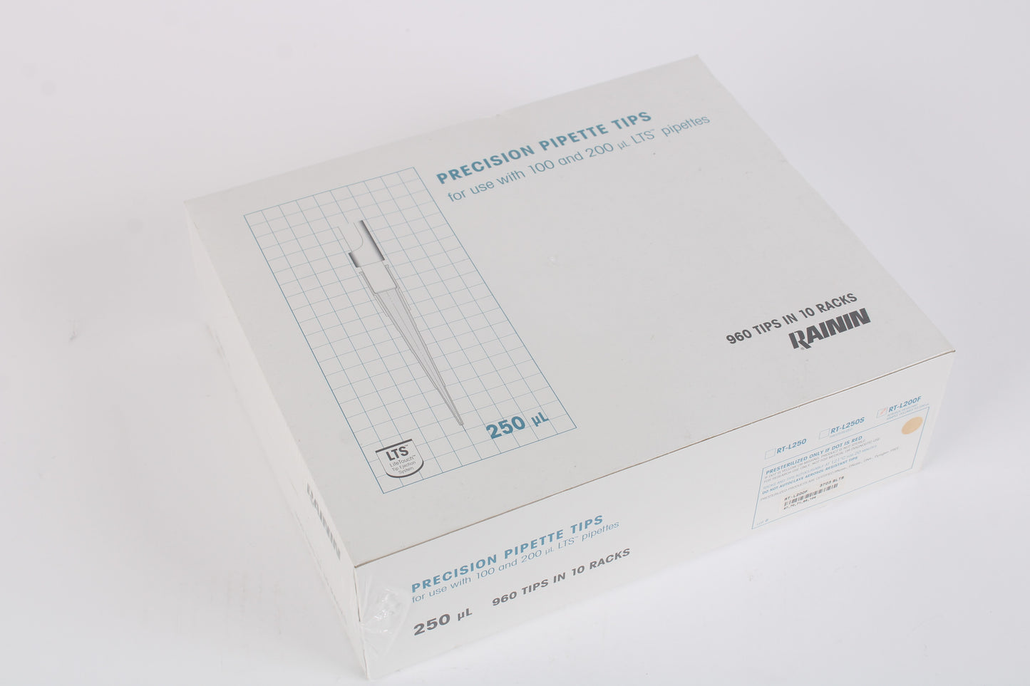 Rainin RT-L200F Precision 960 Pipette Tips for Use W/ 100 & 200uL LTS ...