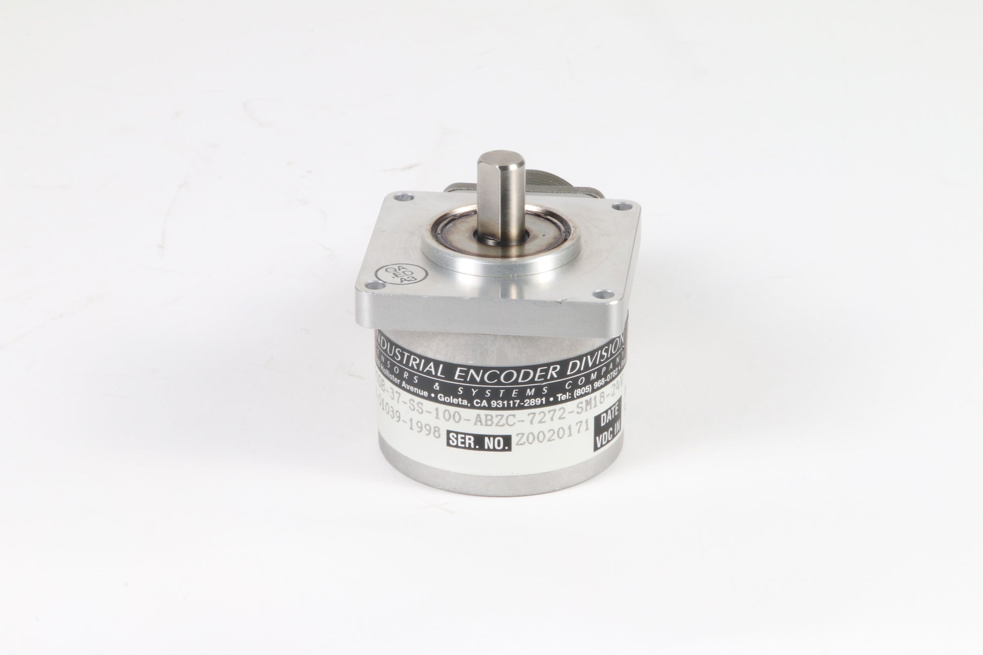 BEI XH20DB-37-SS-100-ABZC-7272-SM18-24V Encoder - 924-01039-1998 – NTC Tech