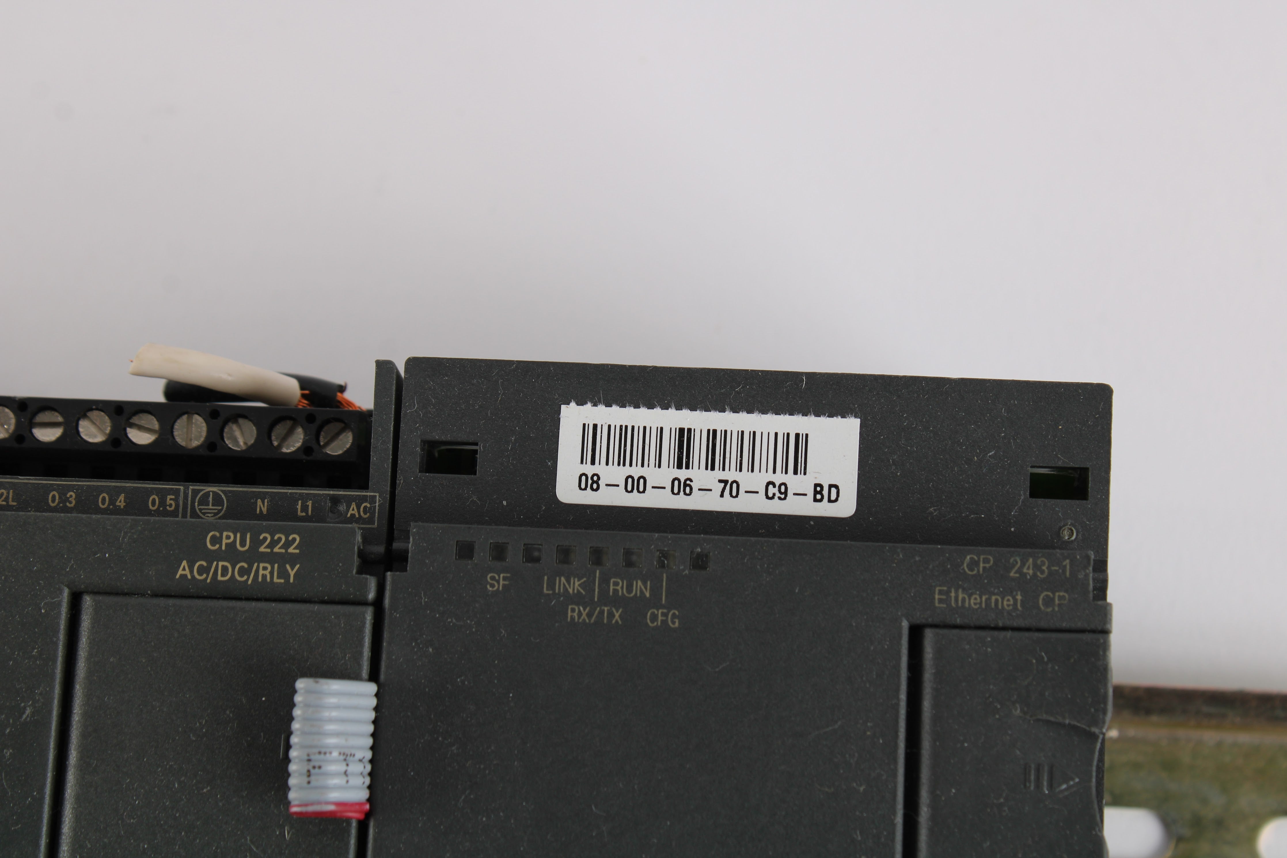 Siemens S7-200 I/O Module 212-1BB23-0XB0 W/ 6GK7 243-1EX00-0XE0 Commun ...