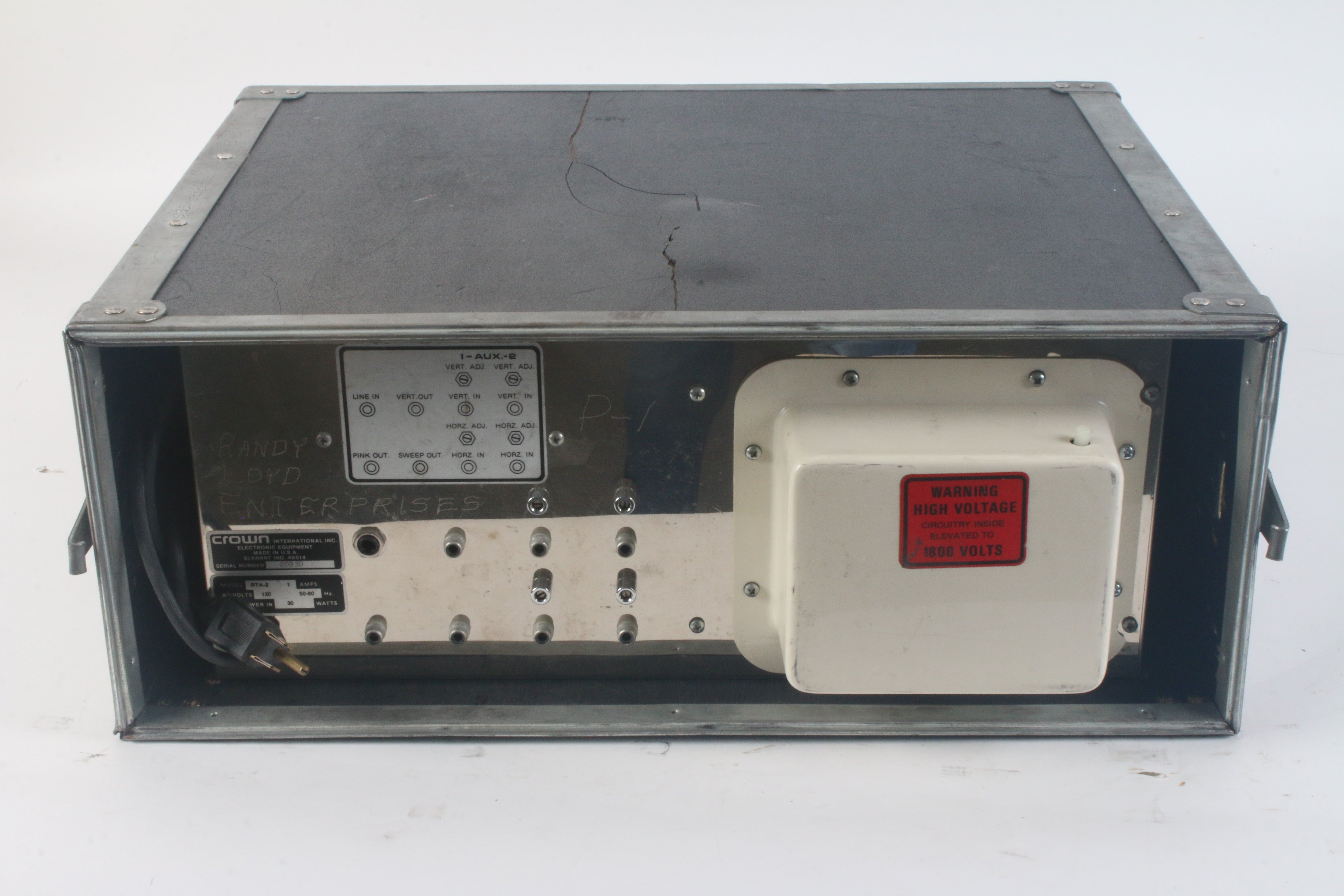 Crown RTA-2 Real Time Audio Spectrum Analyzer – NTC Tech