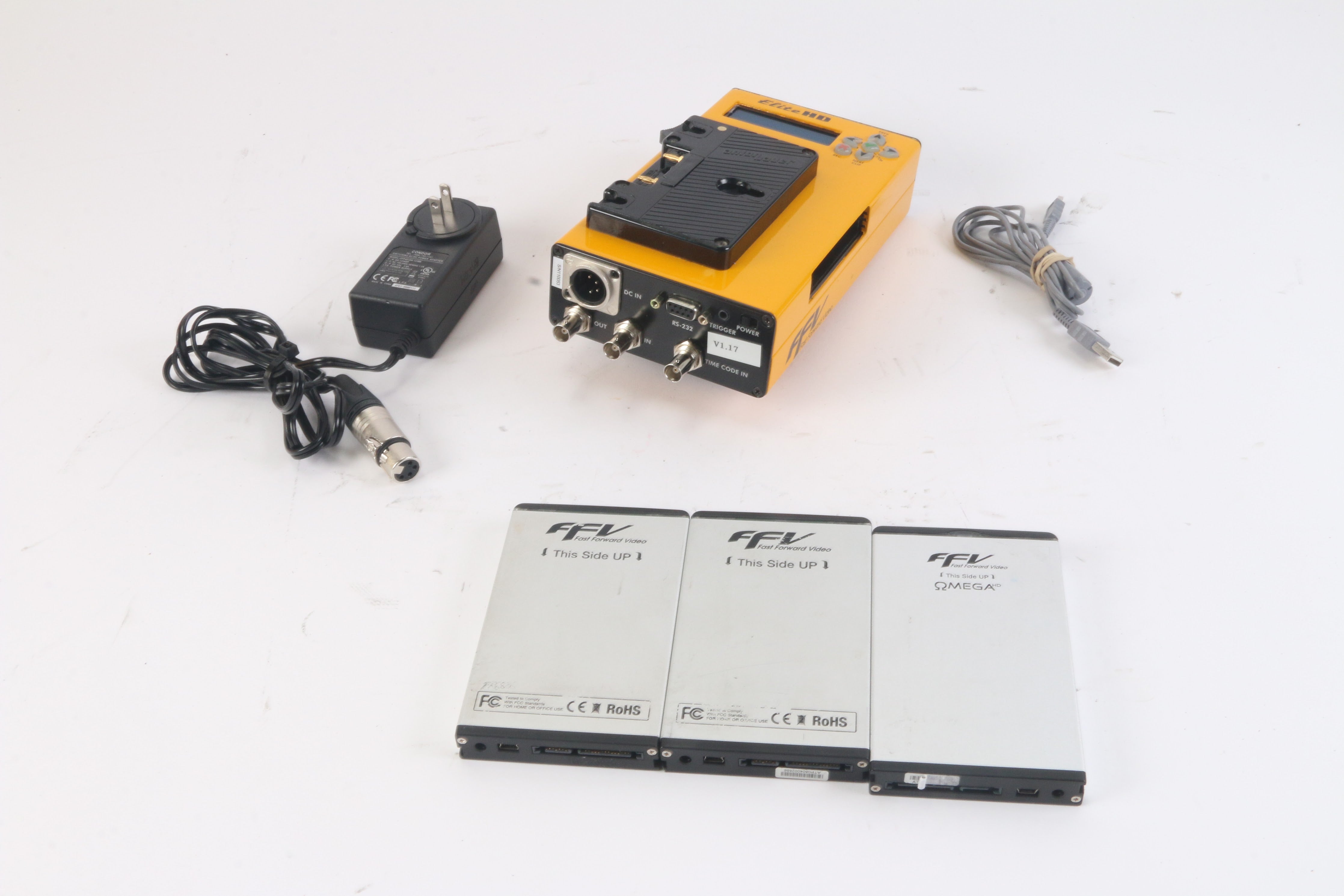 Fast Forward FFV Elite HD HD-SDI Video Recorder v1.17 W/ 3x HDD , Powe ...