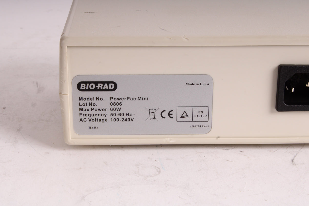 Bio Rad PowerPac Mini Power Supply – NTC Tech