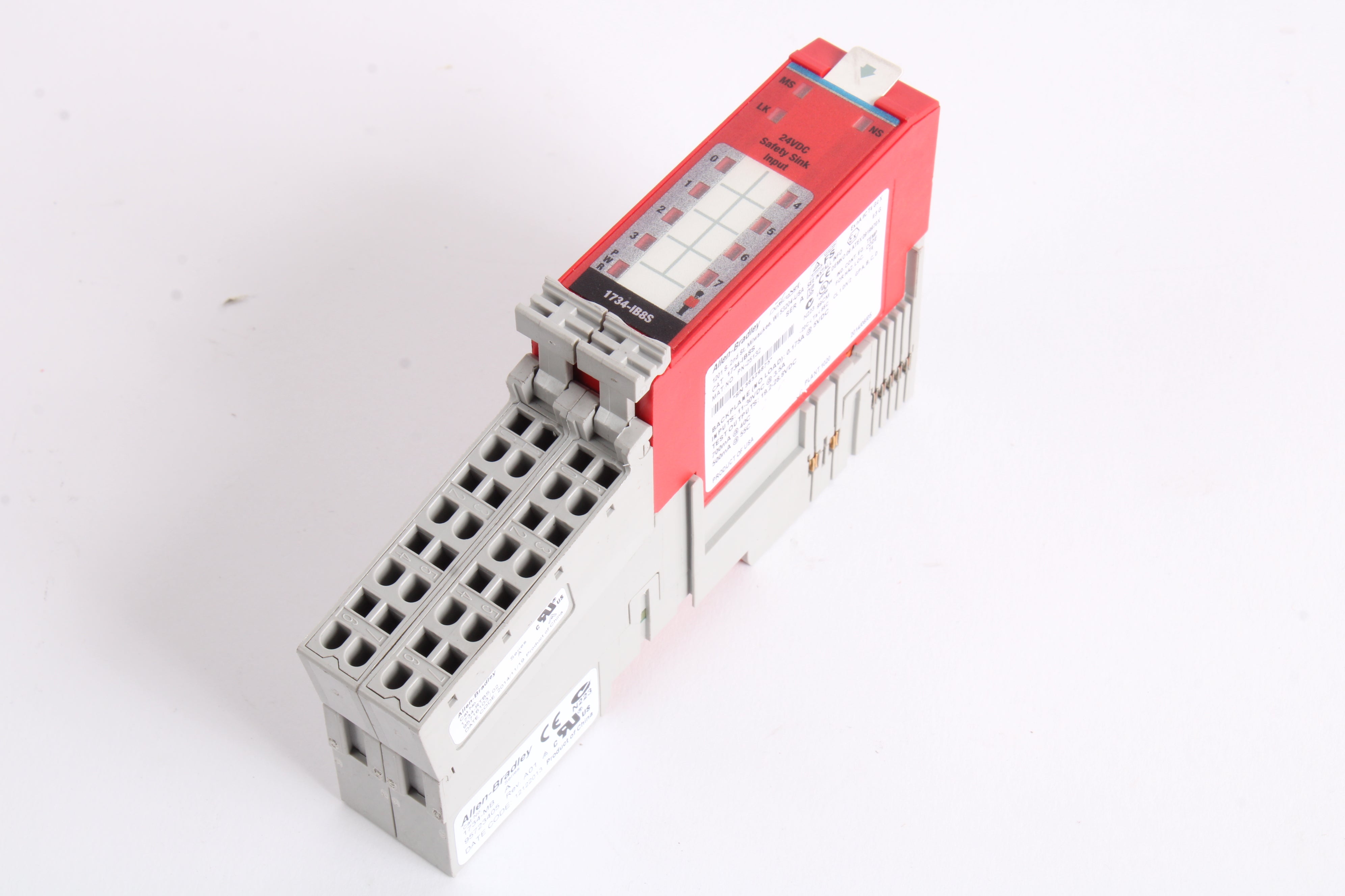 Allen Bradley 1734-IB8S Ser A Module 25132 + 2x 1734-MB Series A Modul ...
