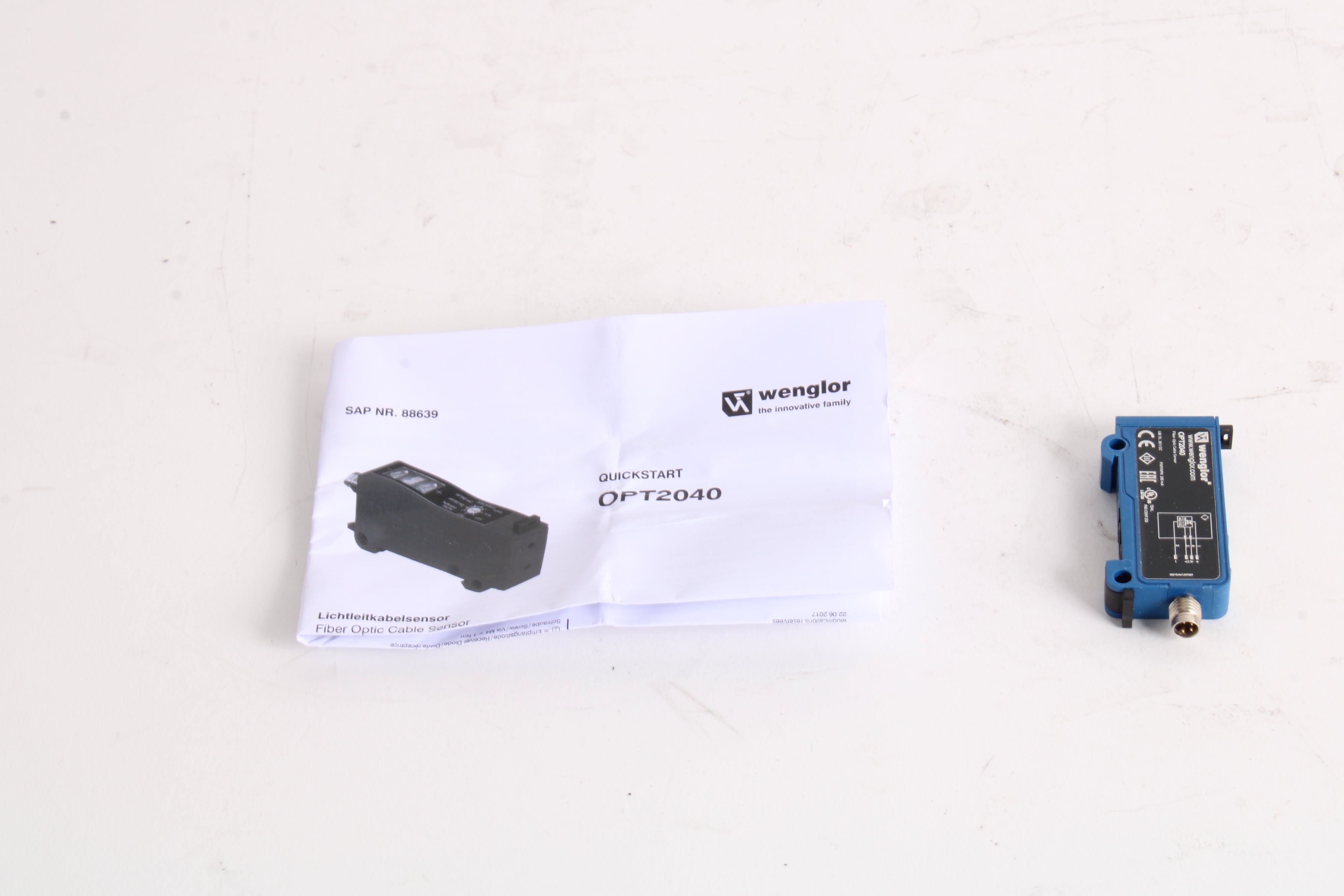 Wenglor OPT2040 Fiber-Optic Cable Sensor - New Open Box – NTC Tech