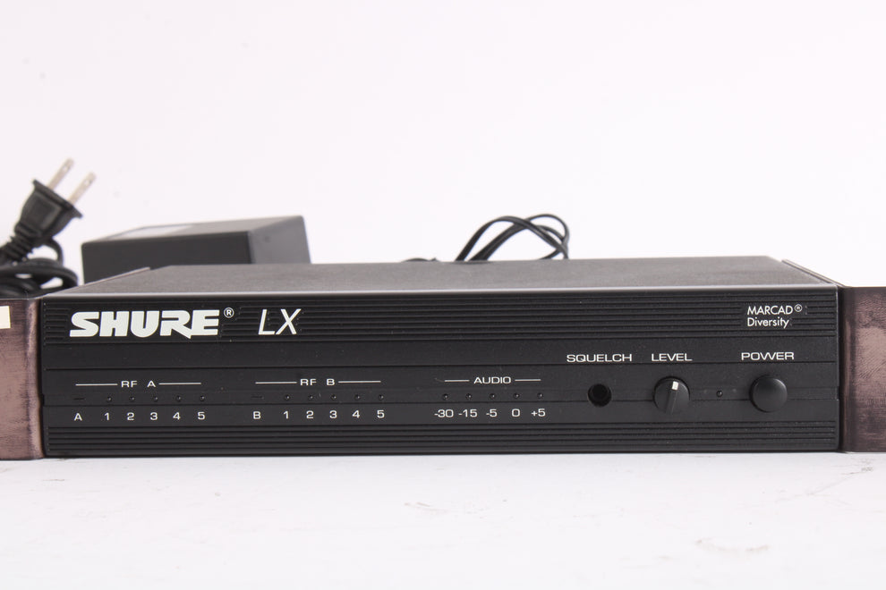 Shure LX4-CD 180.400MHz Wireless Microphone Receiver Bundle – NTC Tech