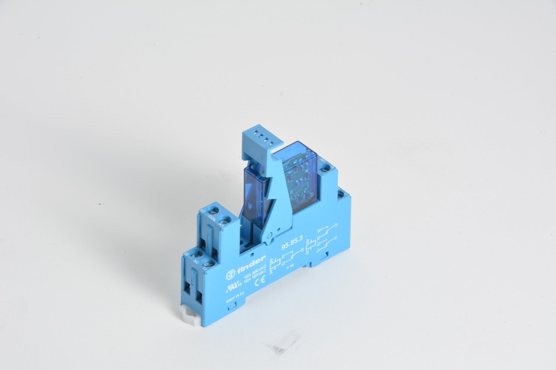 Finder 95.85.3 Relay Socket With Kaleja 02.06.201 Electronic Load Rela ...