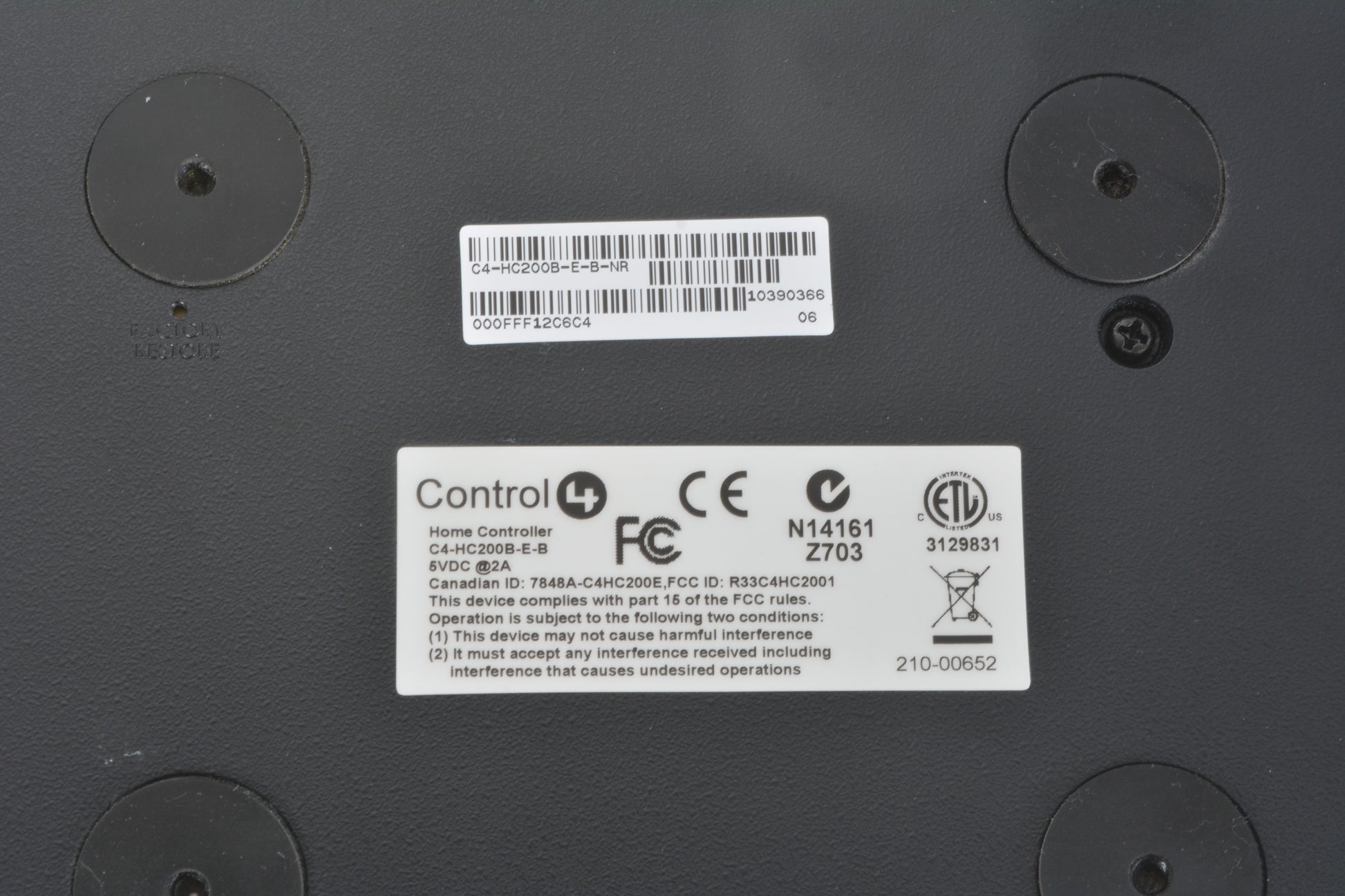 Control 4 C4-HC200B-E-B Home Controller – NTC Tech