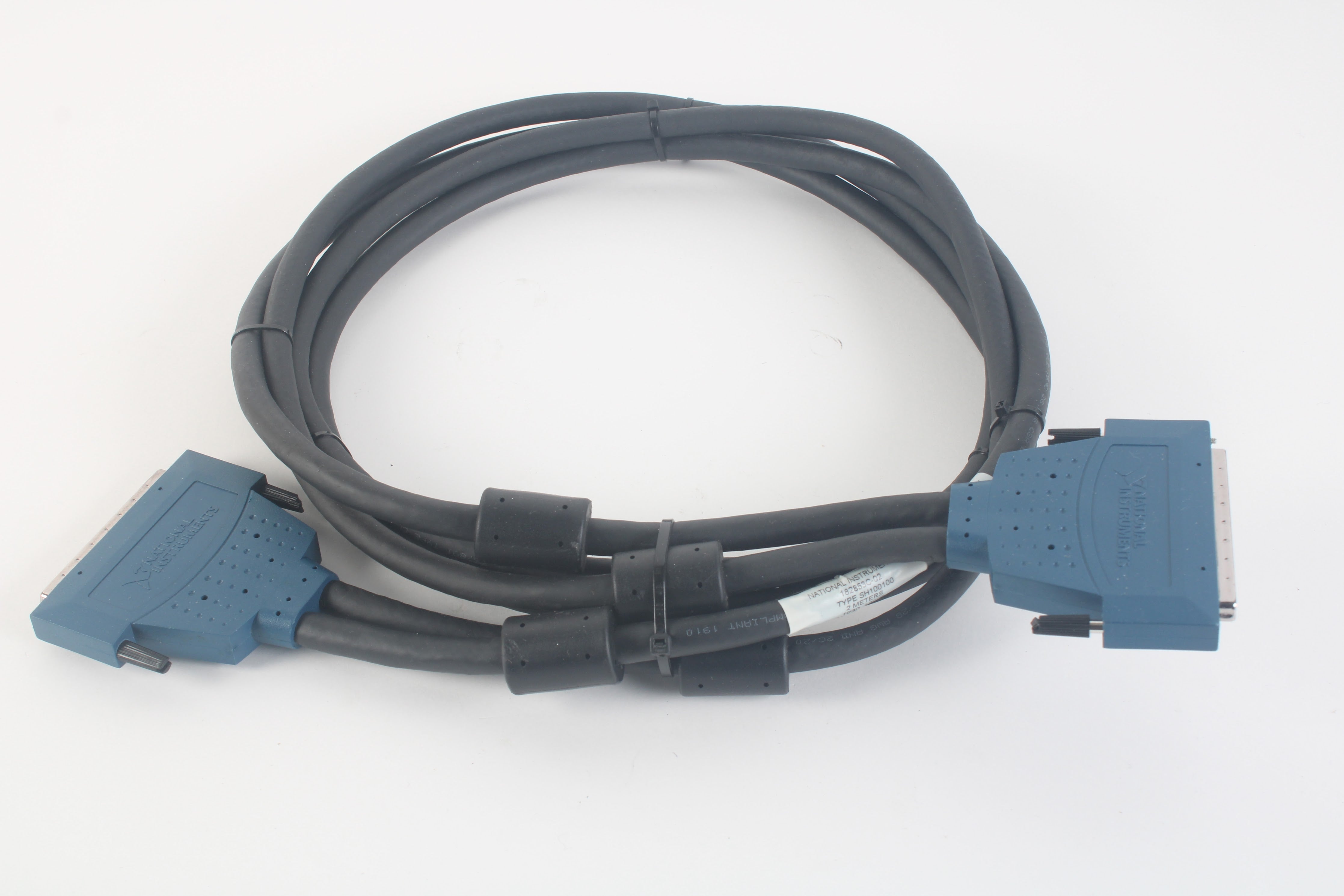National Instruments NI 182853C-02 Type SH100100 Shielded Cable 2 Mete ...