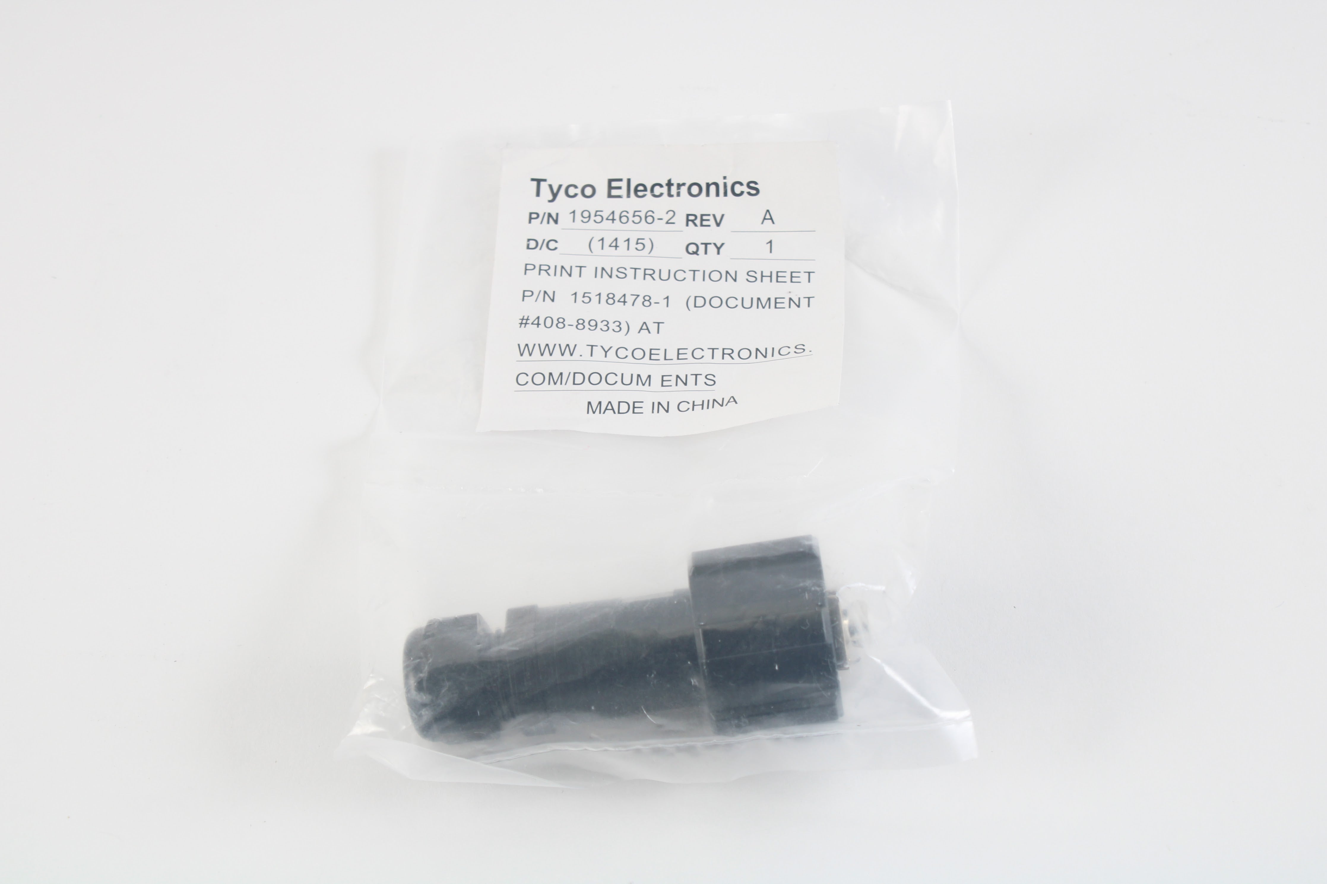 Tyco Electronics 1954656-2 Plug Modular Connector Position Shielded Ca ...