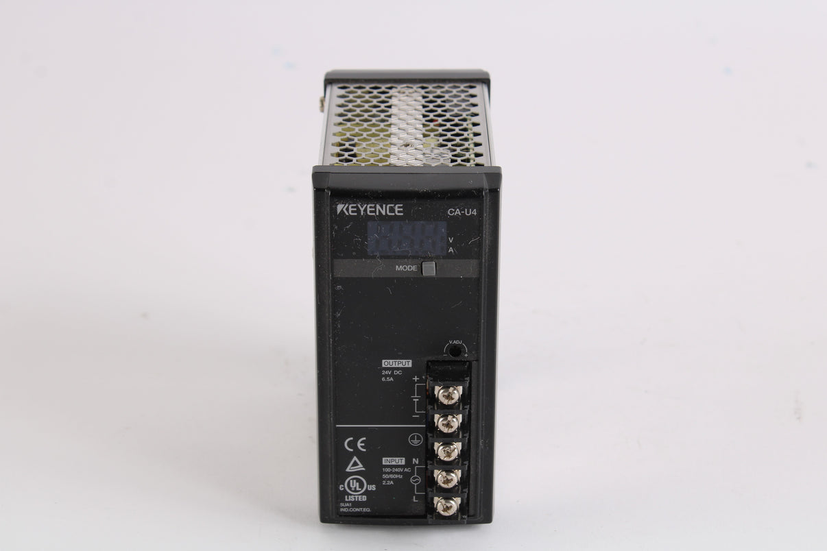 Keyence CA-U4 24VDC 6.5A DIN Rail Mount Industrial Power Supply – NTC Tech