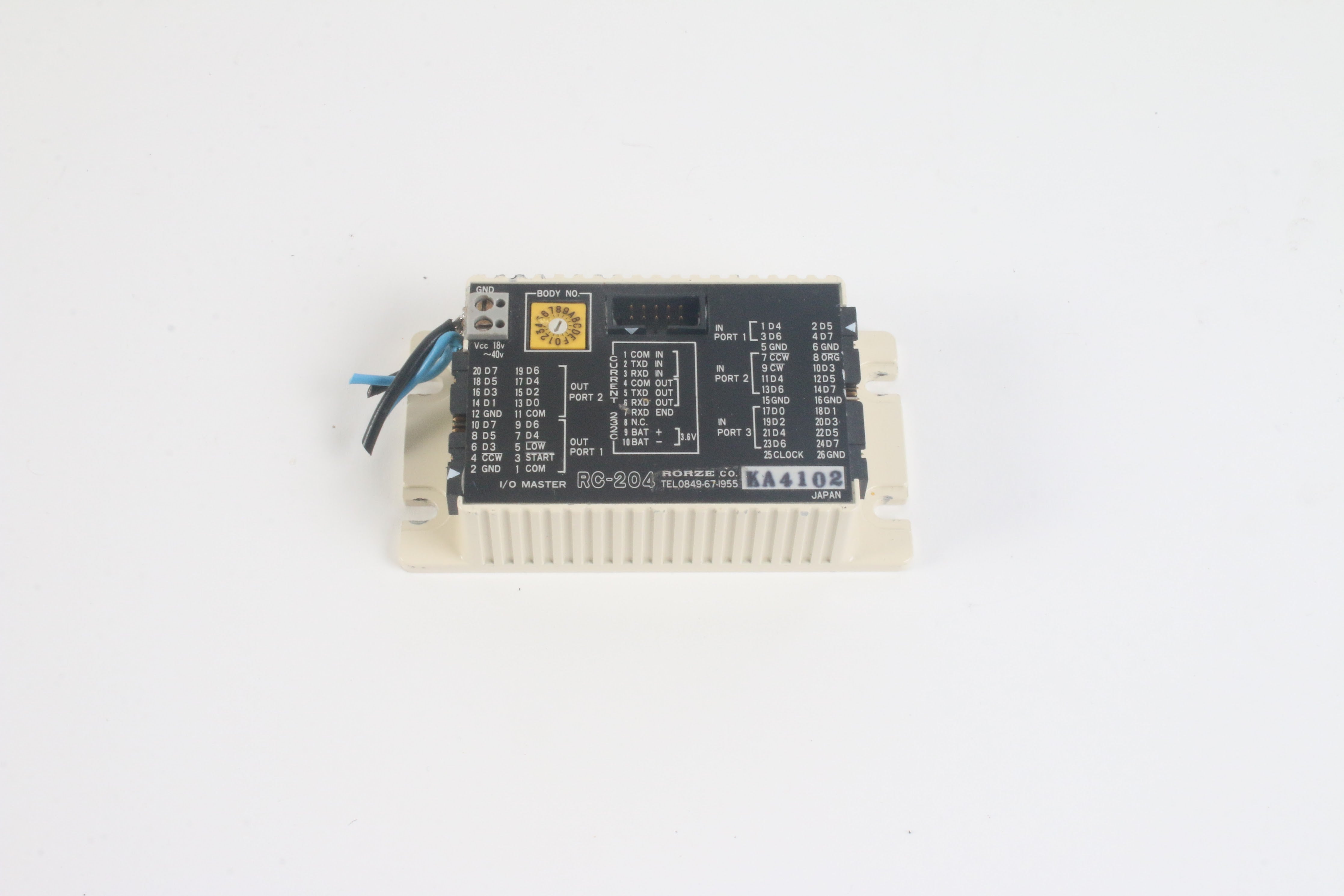 Rorze RC-204 Servo Motor Controller I/O Master – NTC Tech