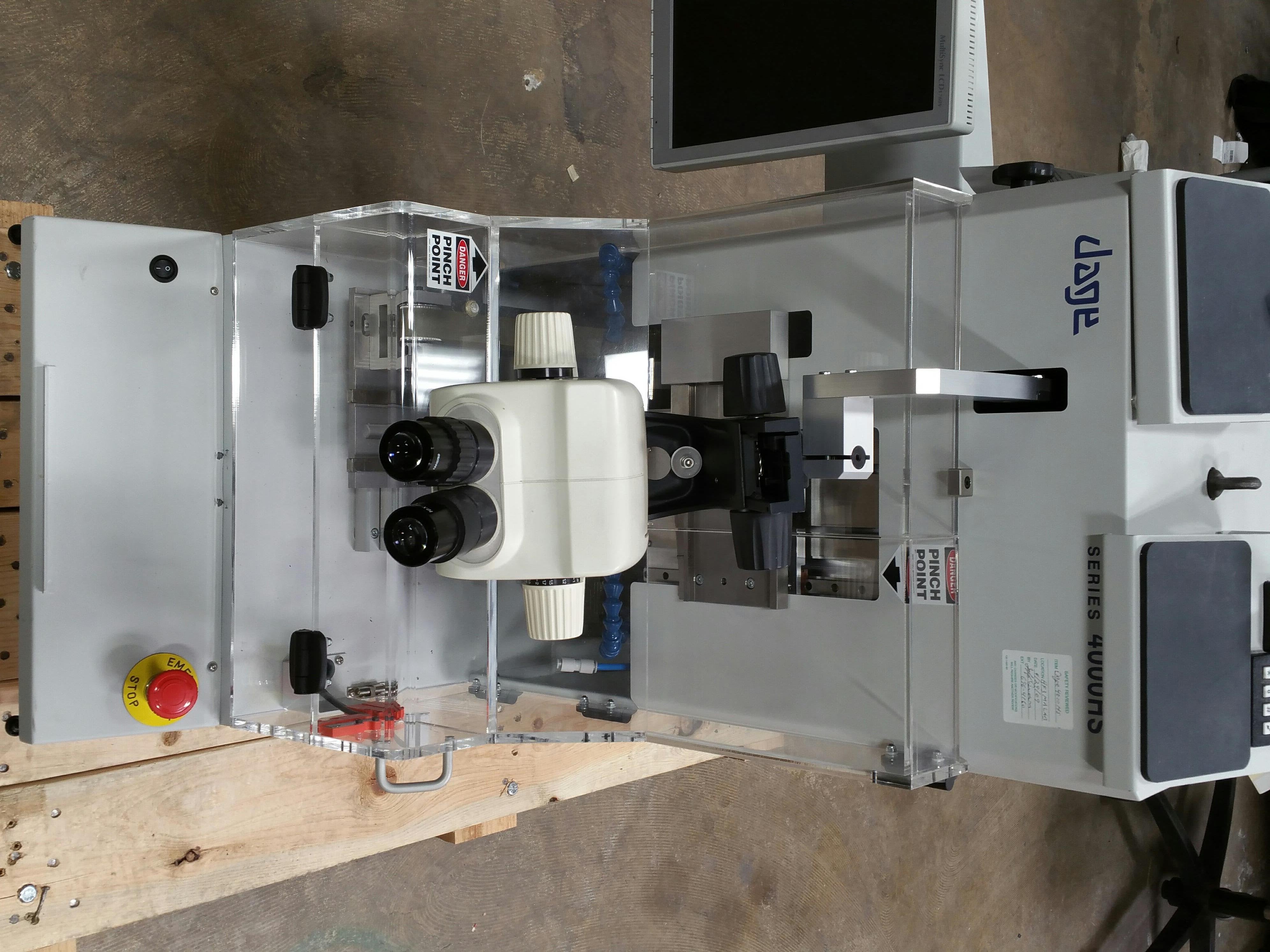 Nordson Dage Precision 4000HS Wire Bondtester w/ Leica GZ6 for Bond Te ...