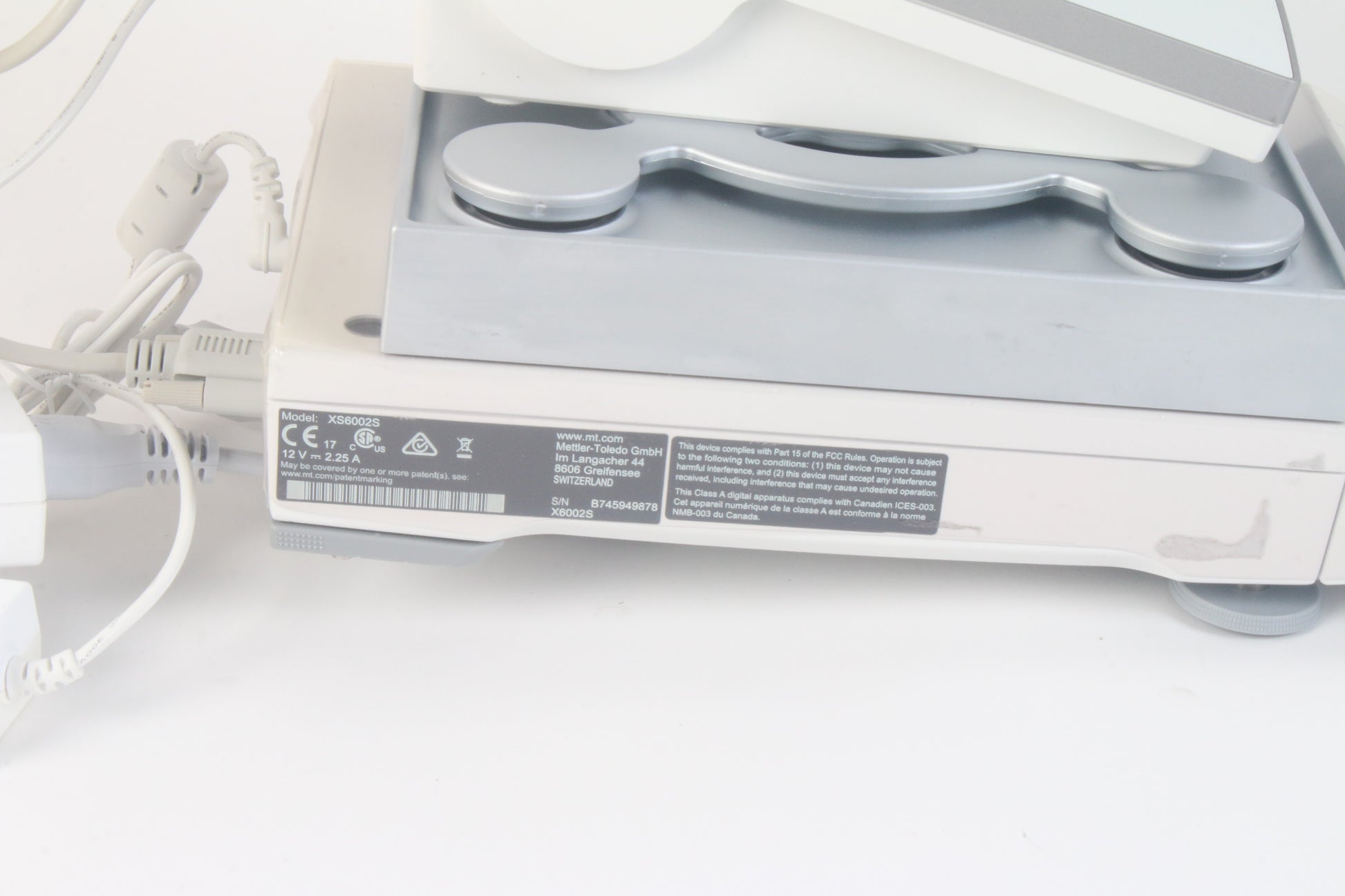 Mettler Toledo XS6002S Precision Balance Scale W/ P-52RUE Lab Data Wri ...