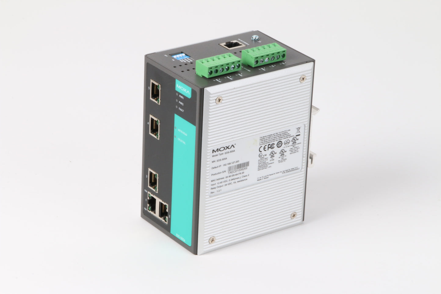 Moxa Technologies EDS-505A Ethernet Divice Switch – NTC Tech