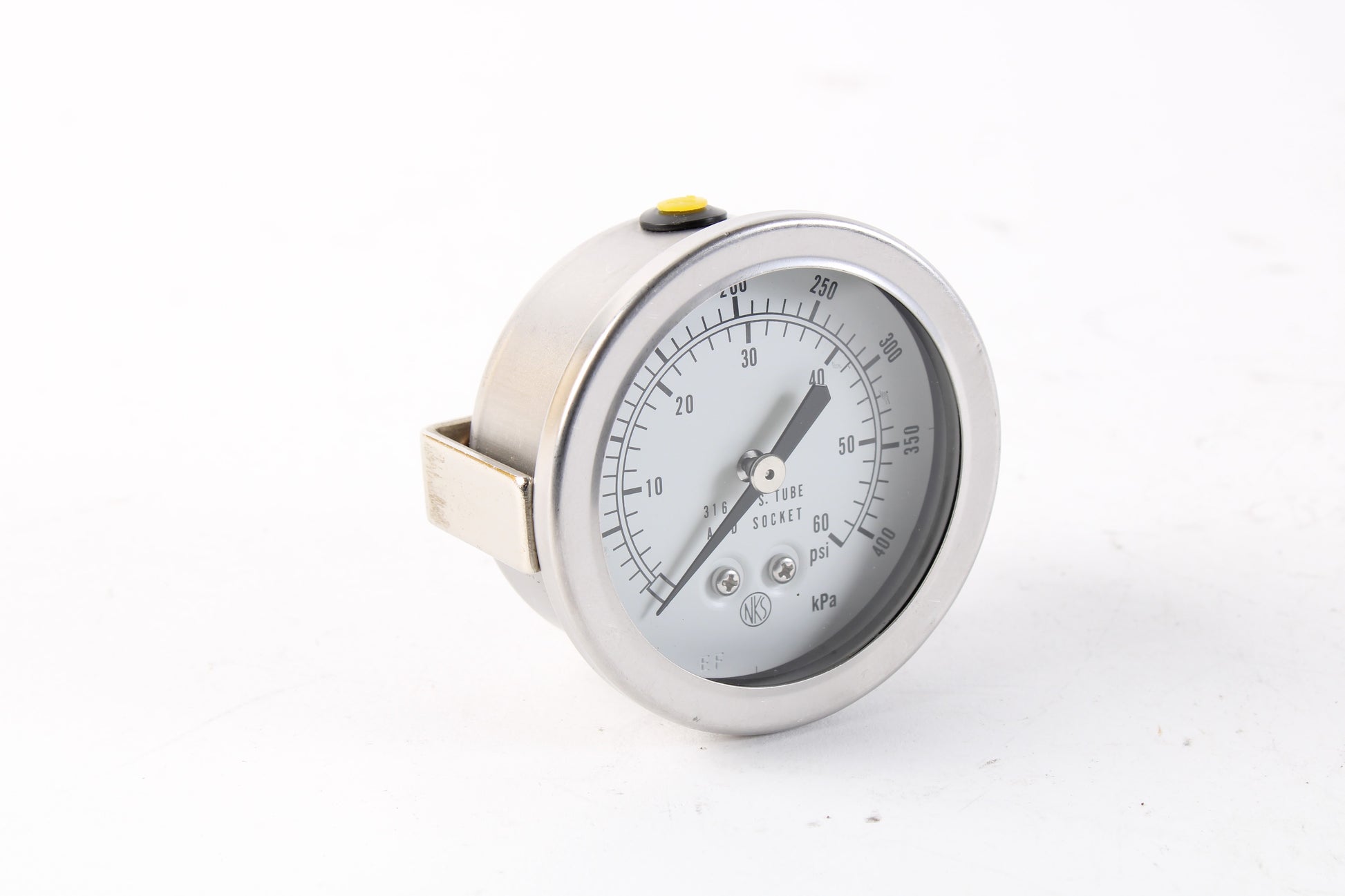 NKS 316 SS 0-60 PSI Pressure Gauge – NTC Tech