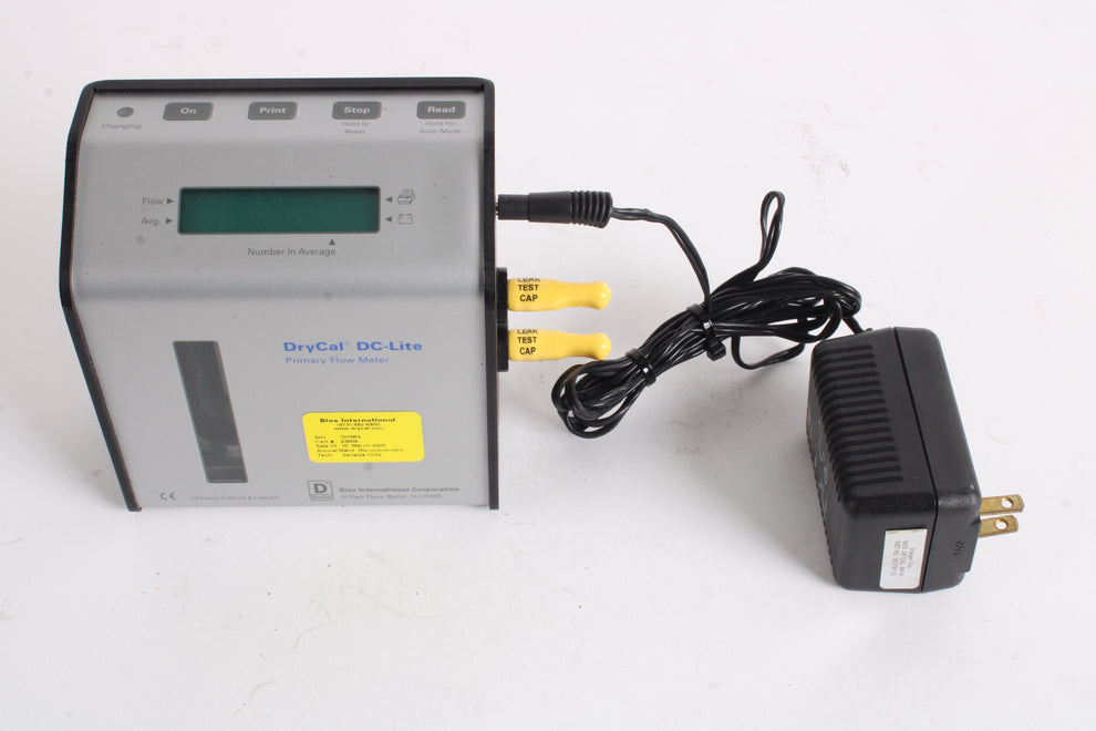 Bios DCL-M DryCal DC-Lite Primary Flow Meter With Bag, Hose, and Power ...