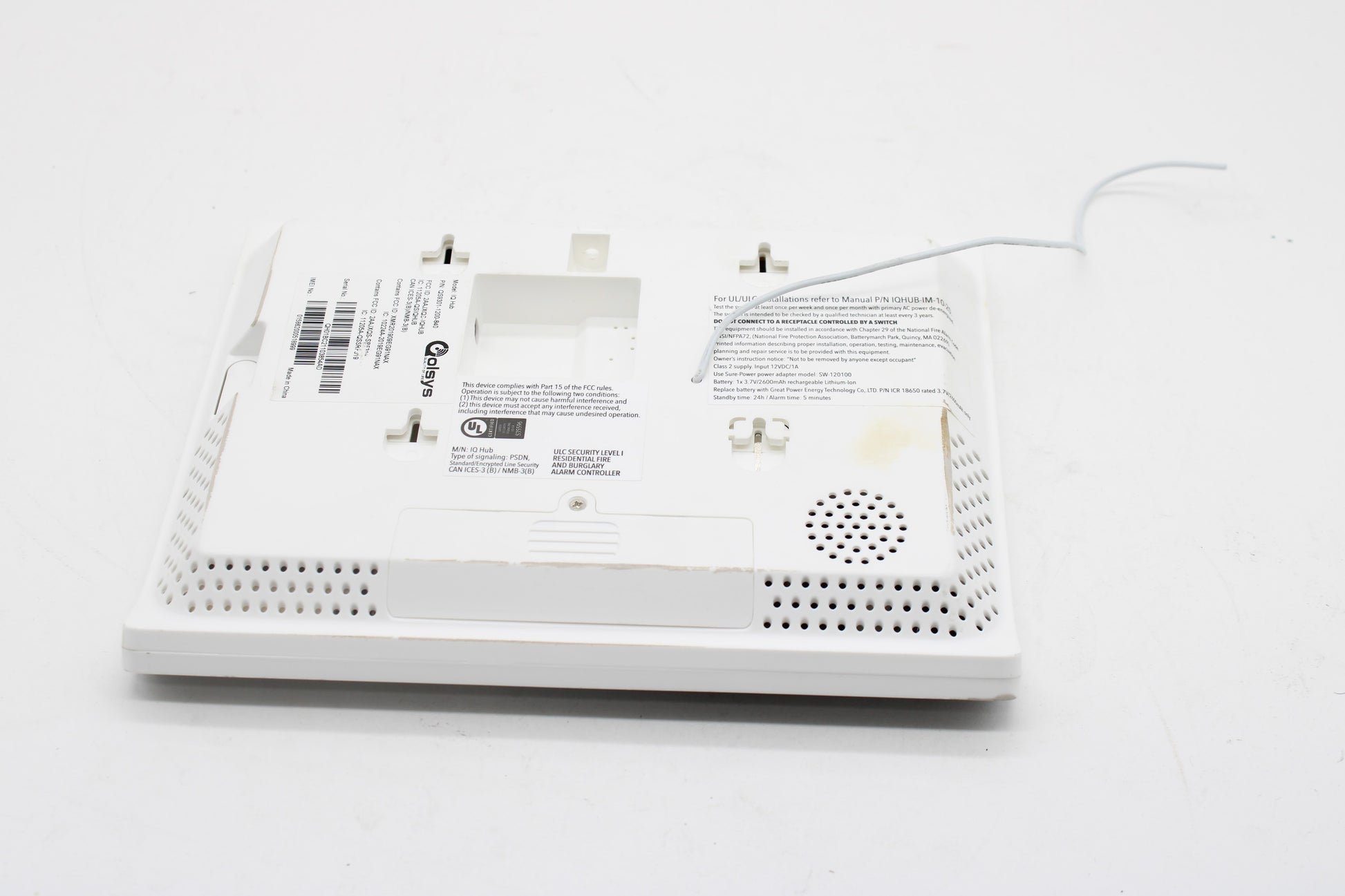 Qolsys IQ Hub Wireless Security System QS9301-1200-840 - Fair Conditio – NTC Tech