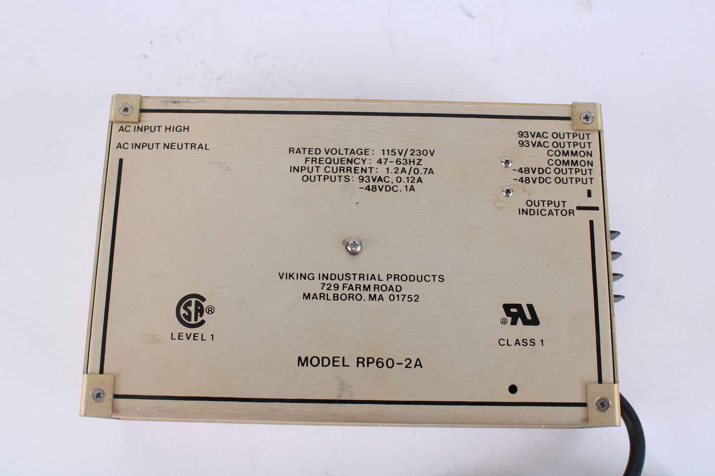 Viking Industrial RP60-2A Dual Output Ring Generator – NTC Tech