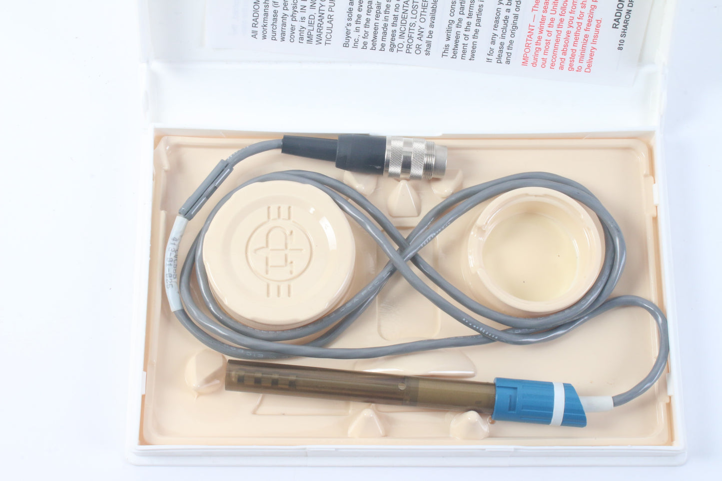 Radiometer CDC565 4-Pole Conductivity Cell – NTC Tech