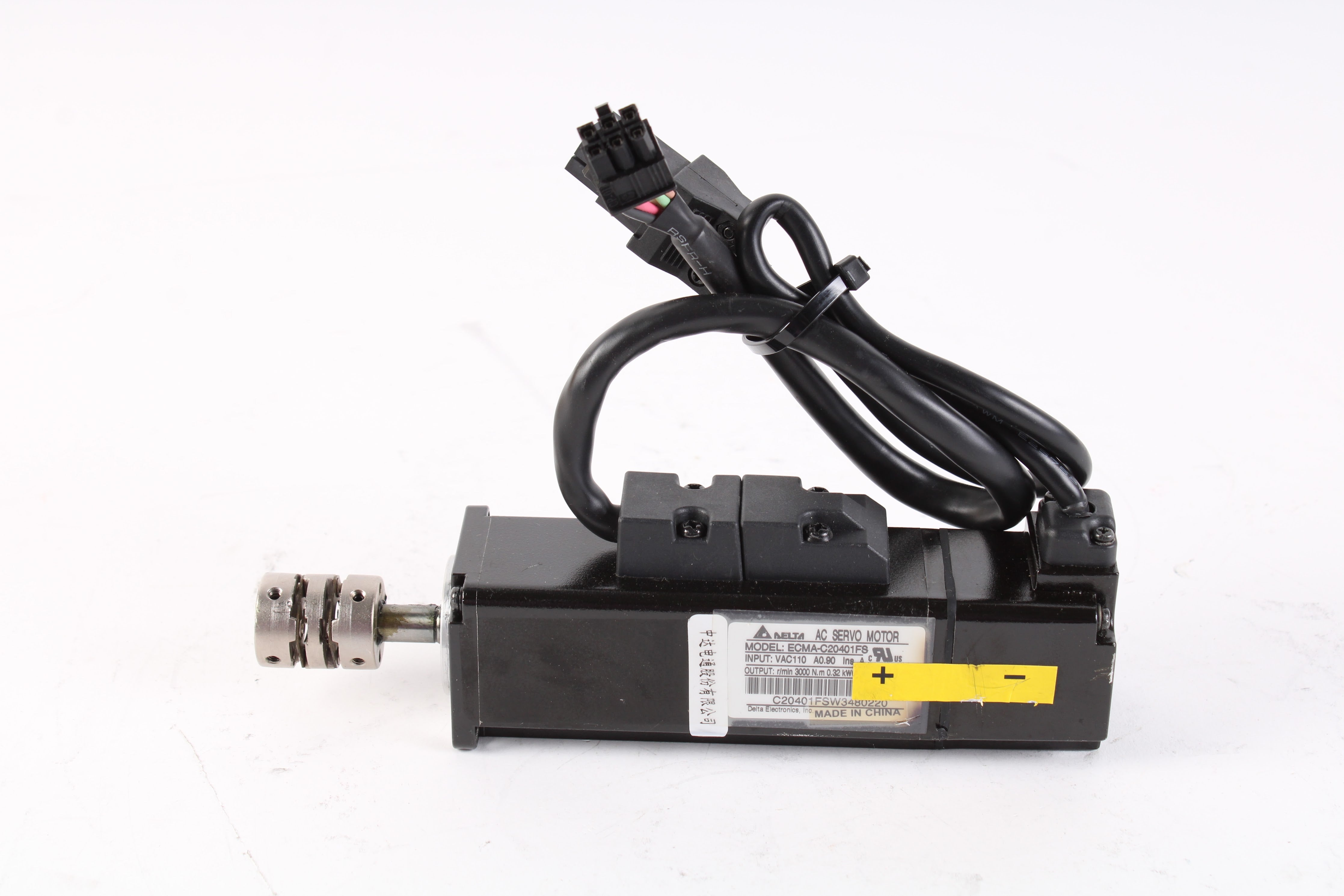 Delta ECMA-C20401FS AC Servo Motor W/ Hiwin KK5002C 200GX-4072 Linear ...