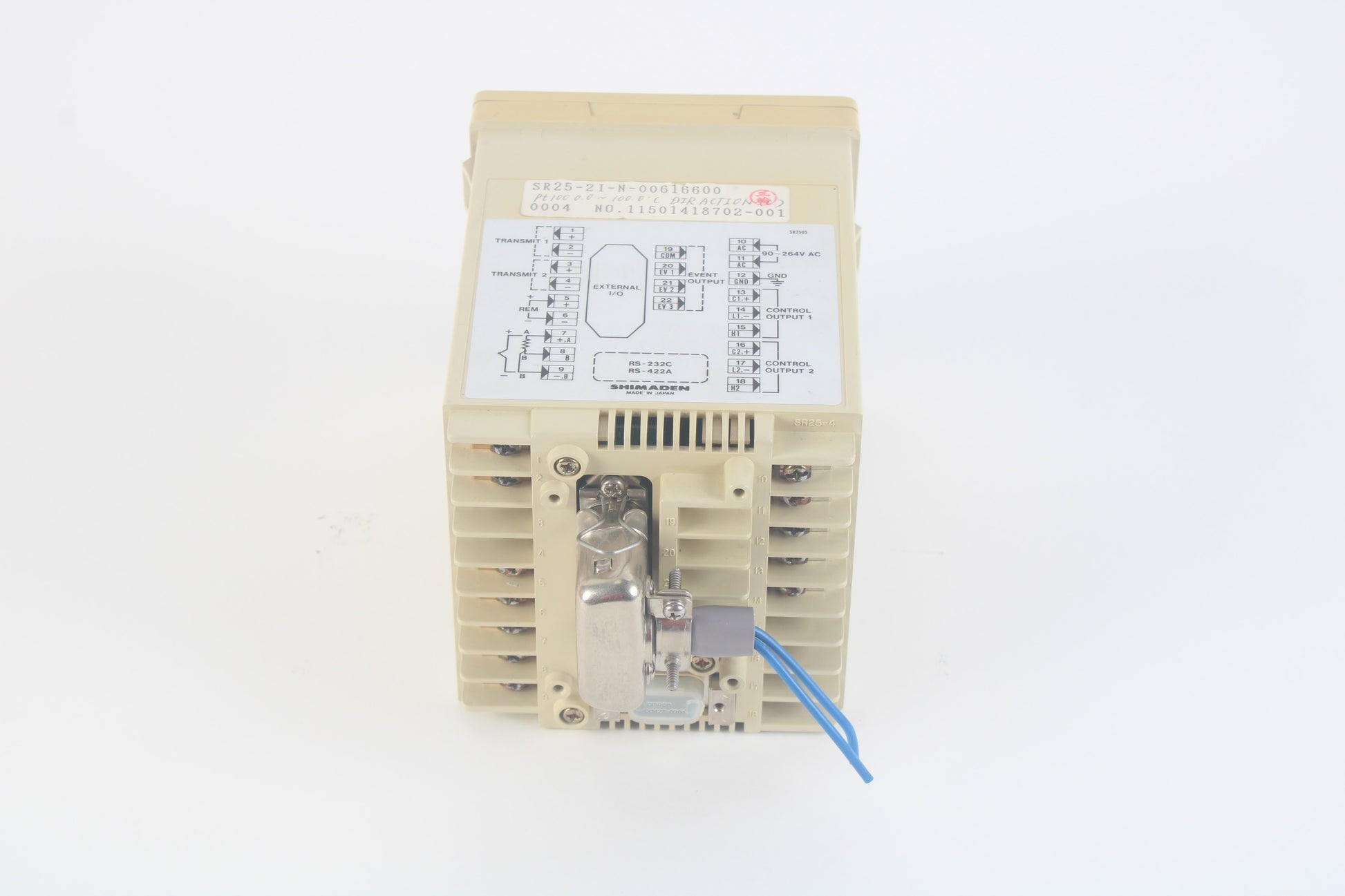 Shimaden SR25-2I-N-00616600 Temperature Controller – NTC Tech