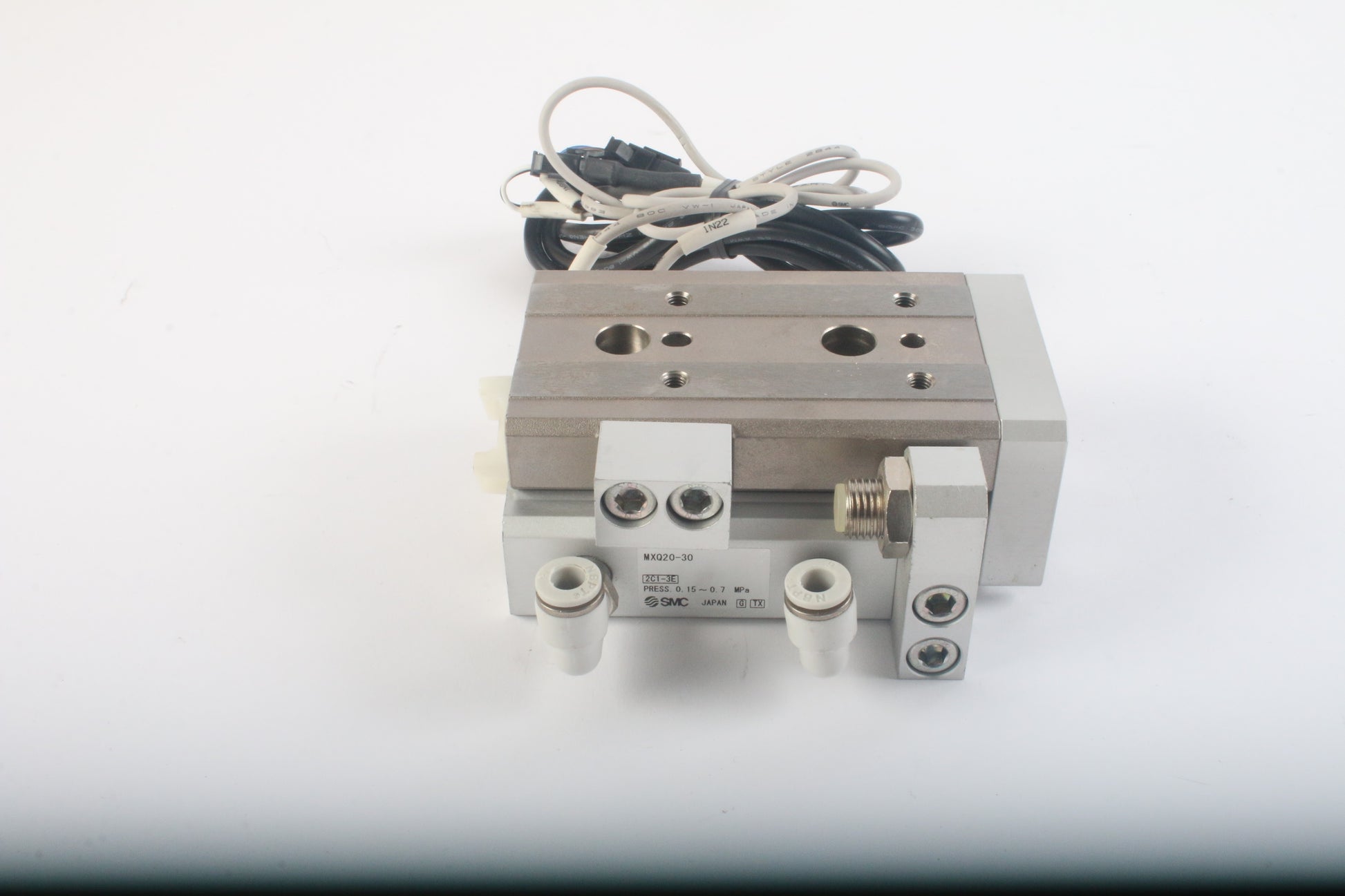 SMC MXQ20-30 Cylinder Compact Slide Table - Cyl, Slide Table W/ 2x D-M – NTC Tech