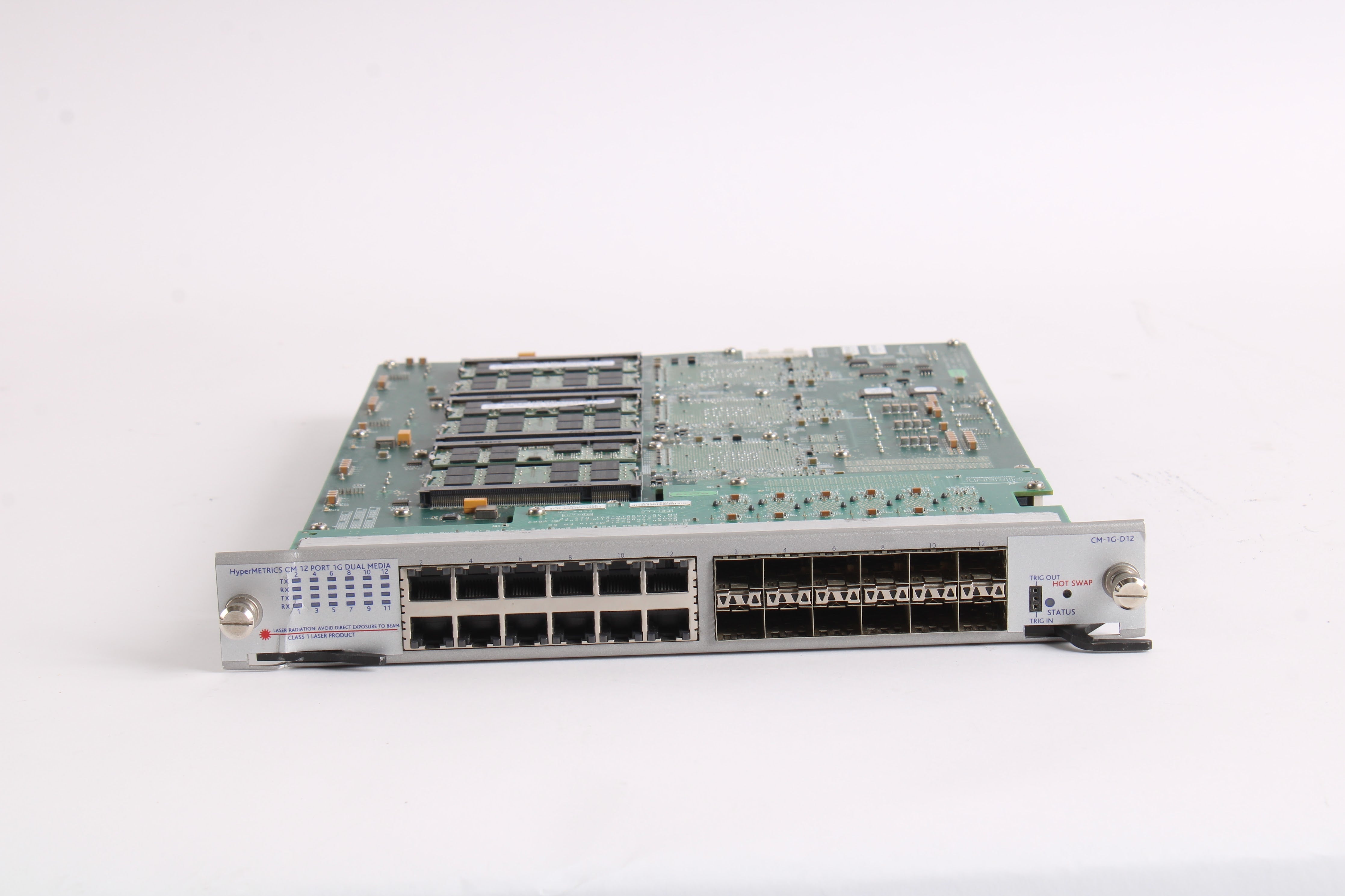 Spirent HyperMETRICS CM 12-Port 1G Dual Media Test Module CM-1G-D12 ...