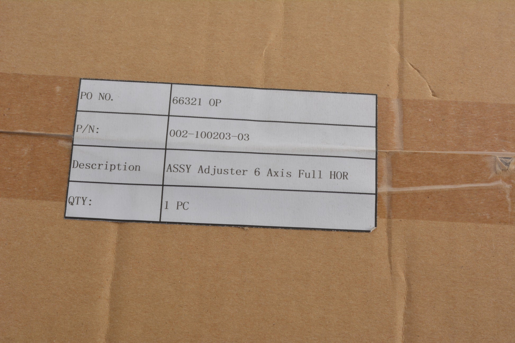 Christie Digital Systems ASSY Adjuster 6 AXIS Full HOR 002-100203-03 ...