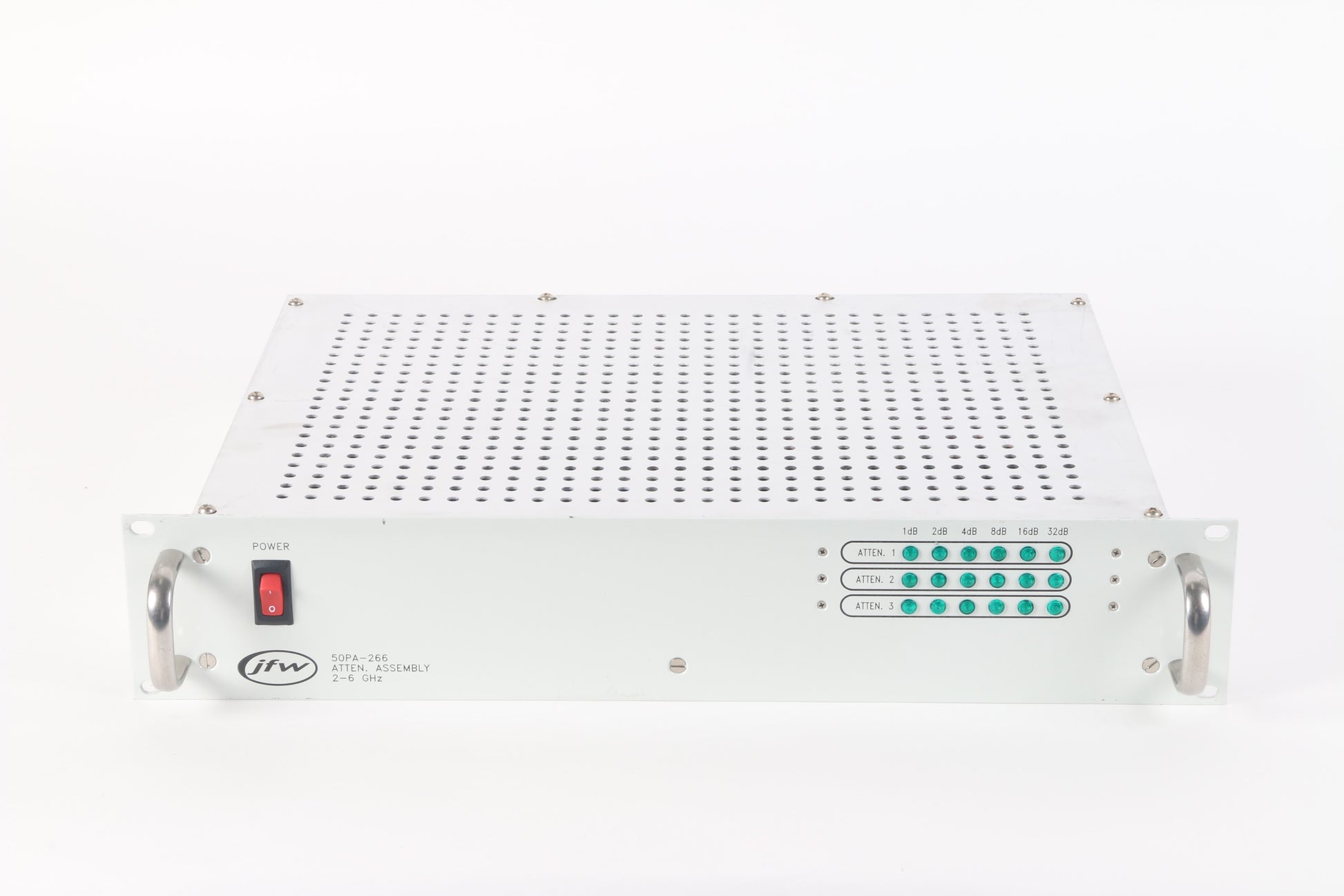 JFW Industries 50PA-266 SMA 3-Channel Programmable RF Attenuator 2-6GH – NTC Tech