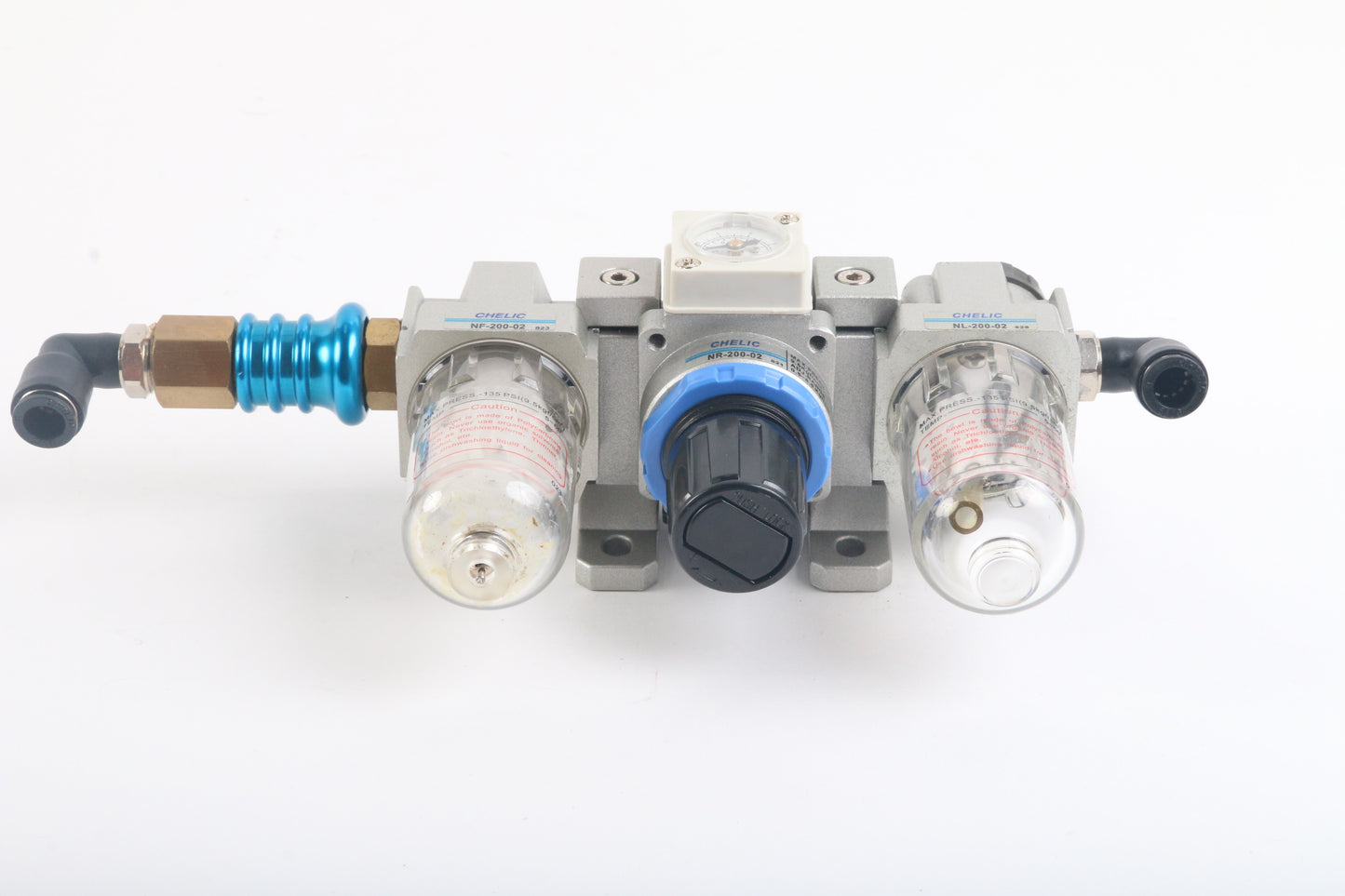 Chelic NF-200-02 Air Filter+NR-200-02 Regulator+ NL-200-02 – NTC Tech