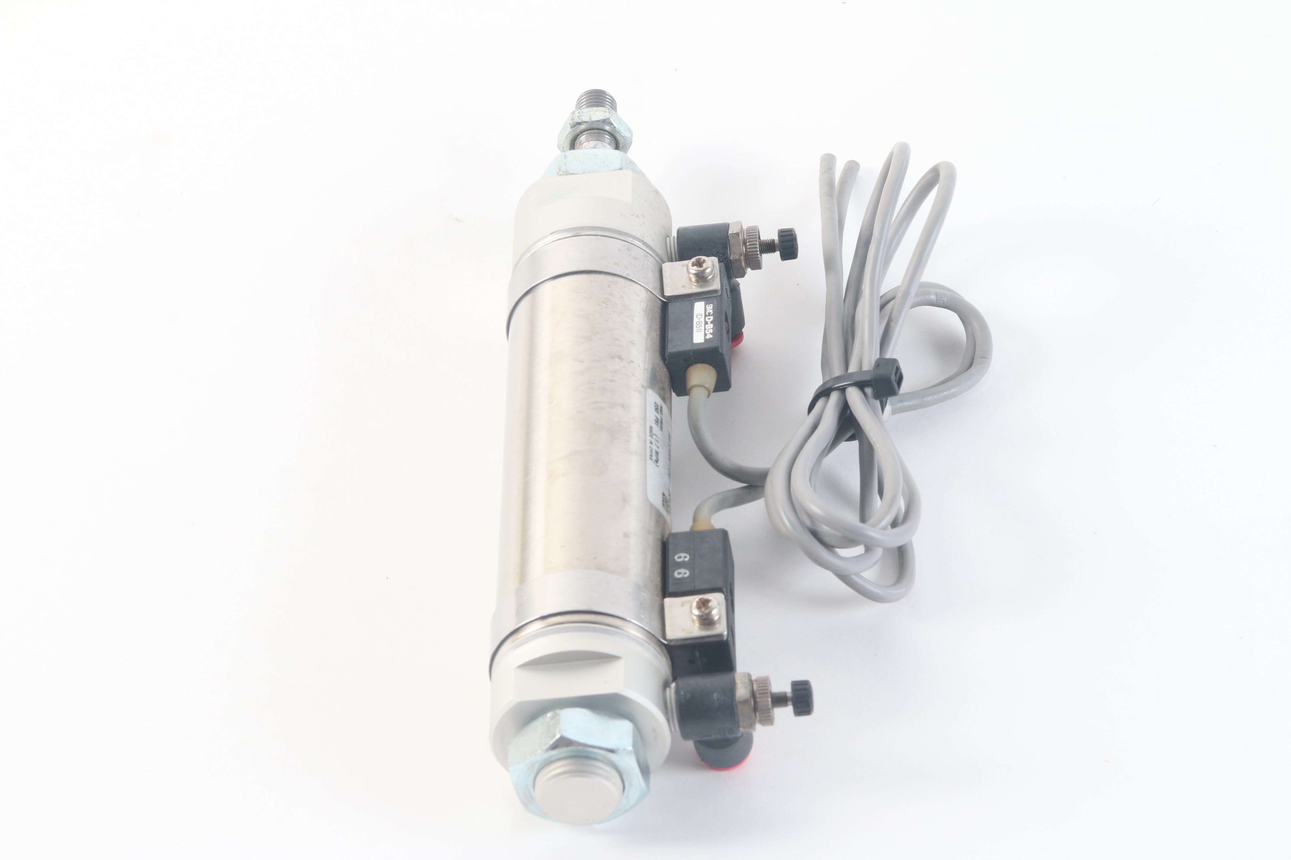 SMC NCDME150-0350C Pneumatic Cylinder W/ 2x SMC D-B54 Sensors – NTC Tech