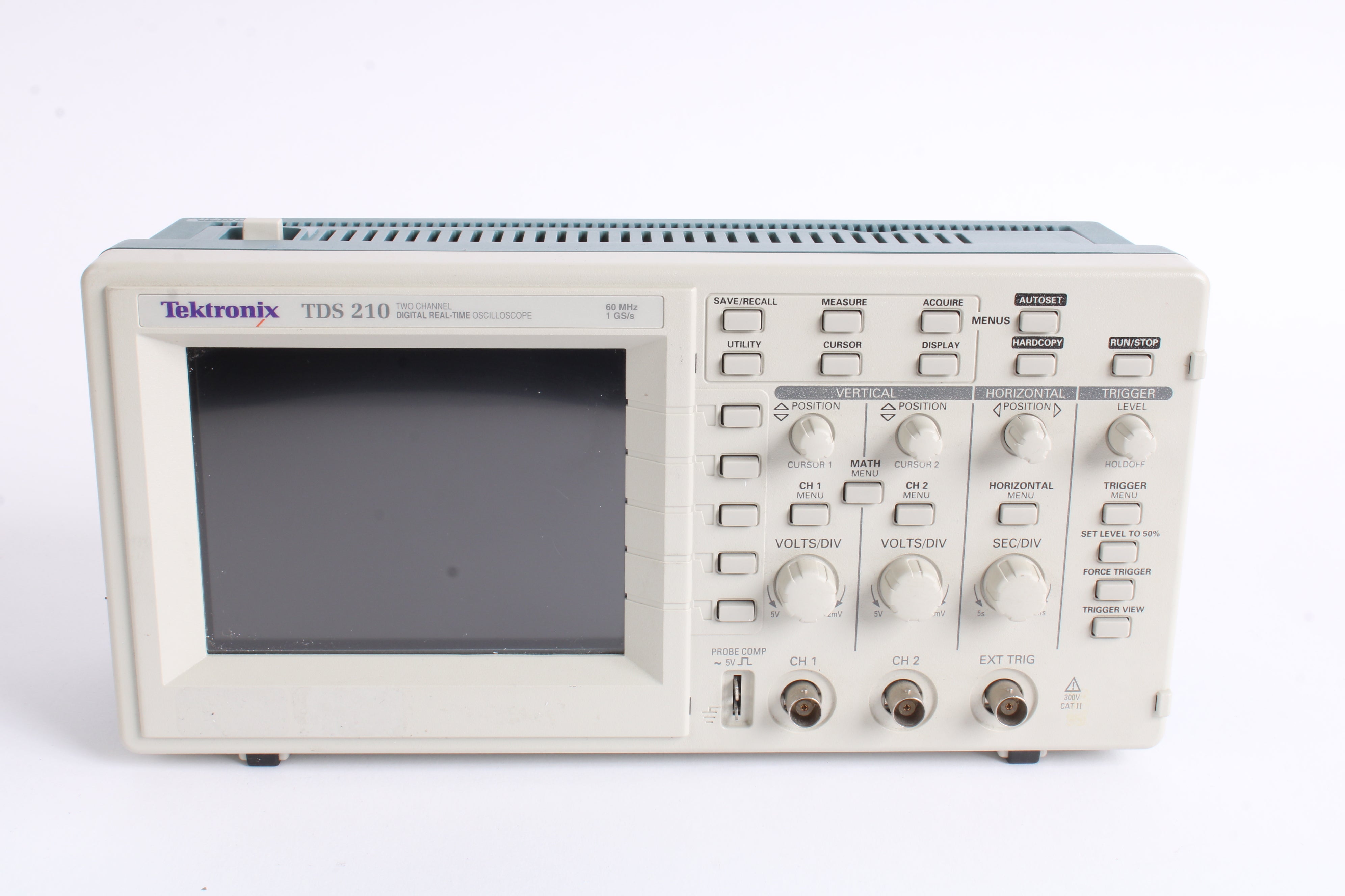 Tektronix TDS 210 Two Channel Digital Real Time Oscilloscope 60MHz 1GS ...