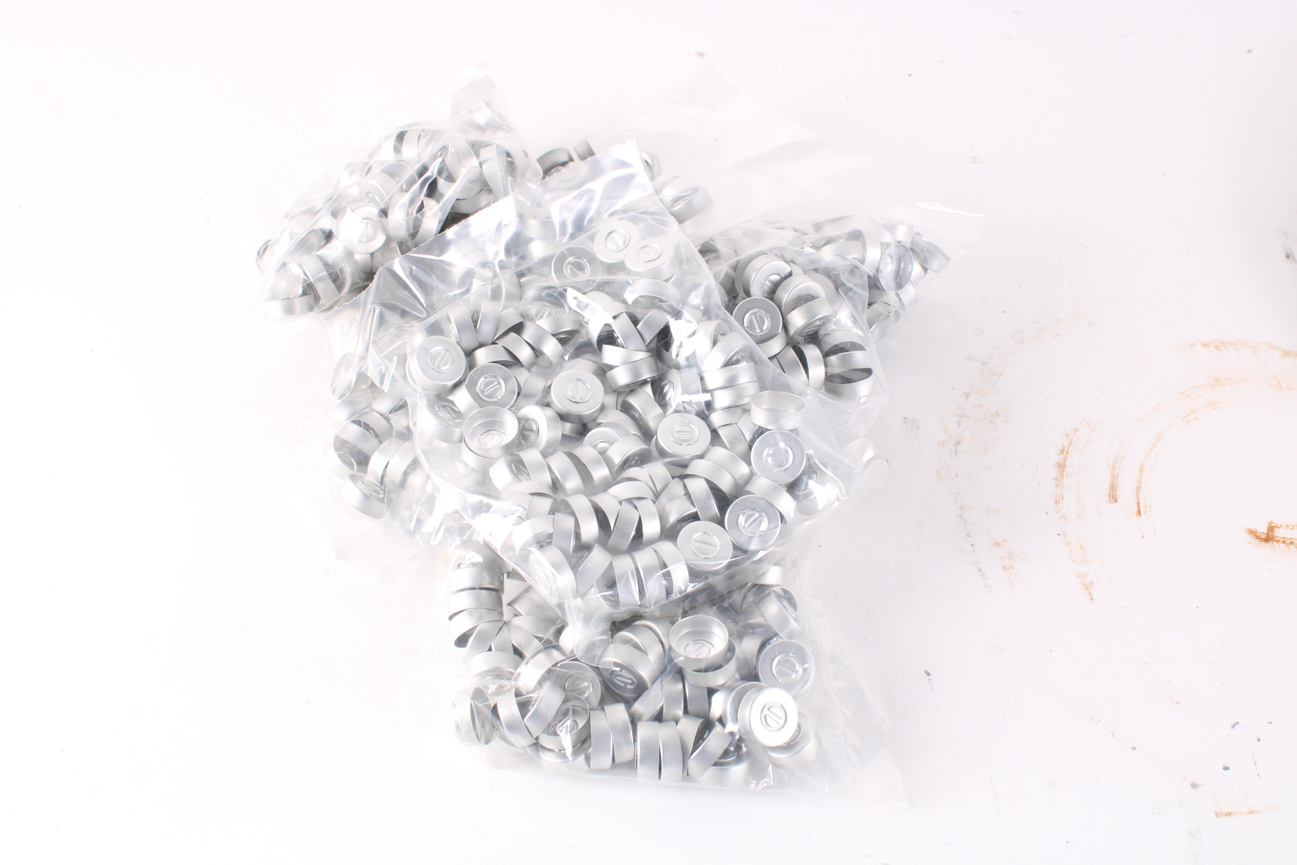 Wheaton 224178-01 20mm Aluminum Seal Center Disc Tear Out Lot of 600 ...