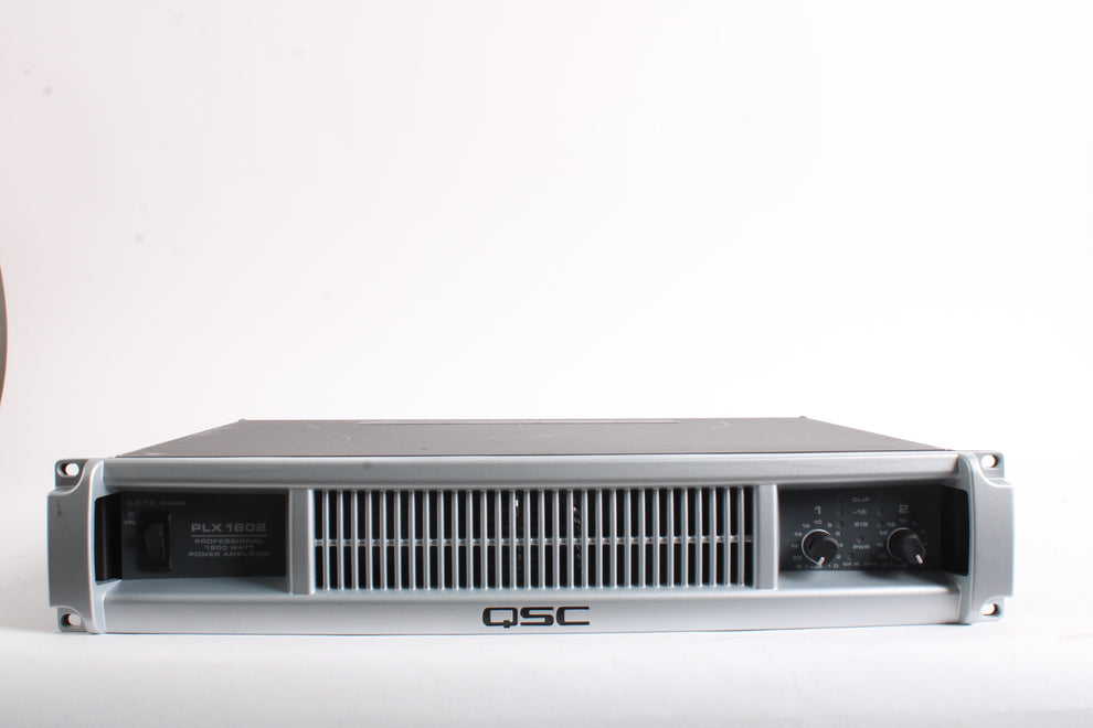 QSC PLX 1802 Professional 1800 WATT Power Amplifier - 220V – NTC Tech
