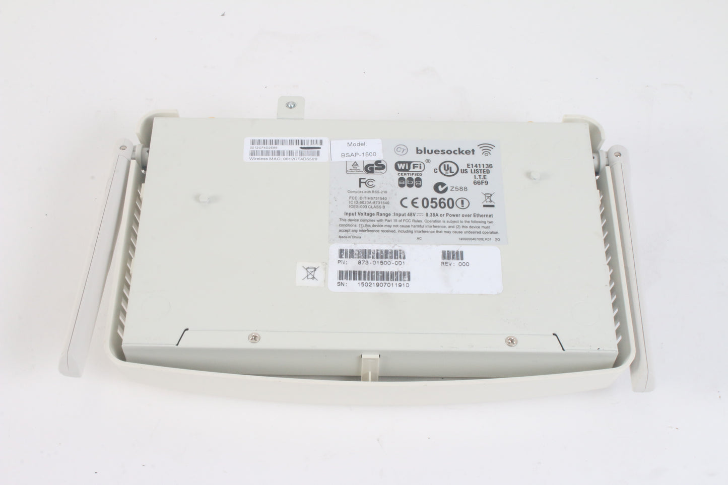 Bluesocket BSAP-1500 Wireless Access Point REV 000 AP – NTC Tech