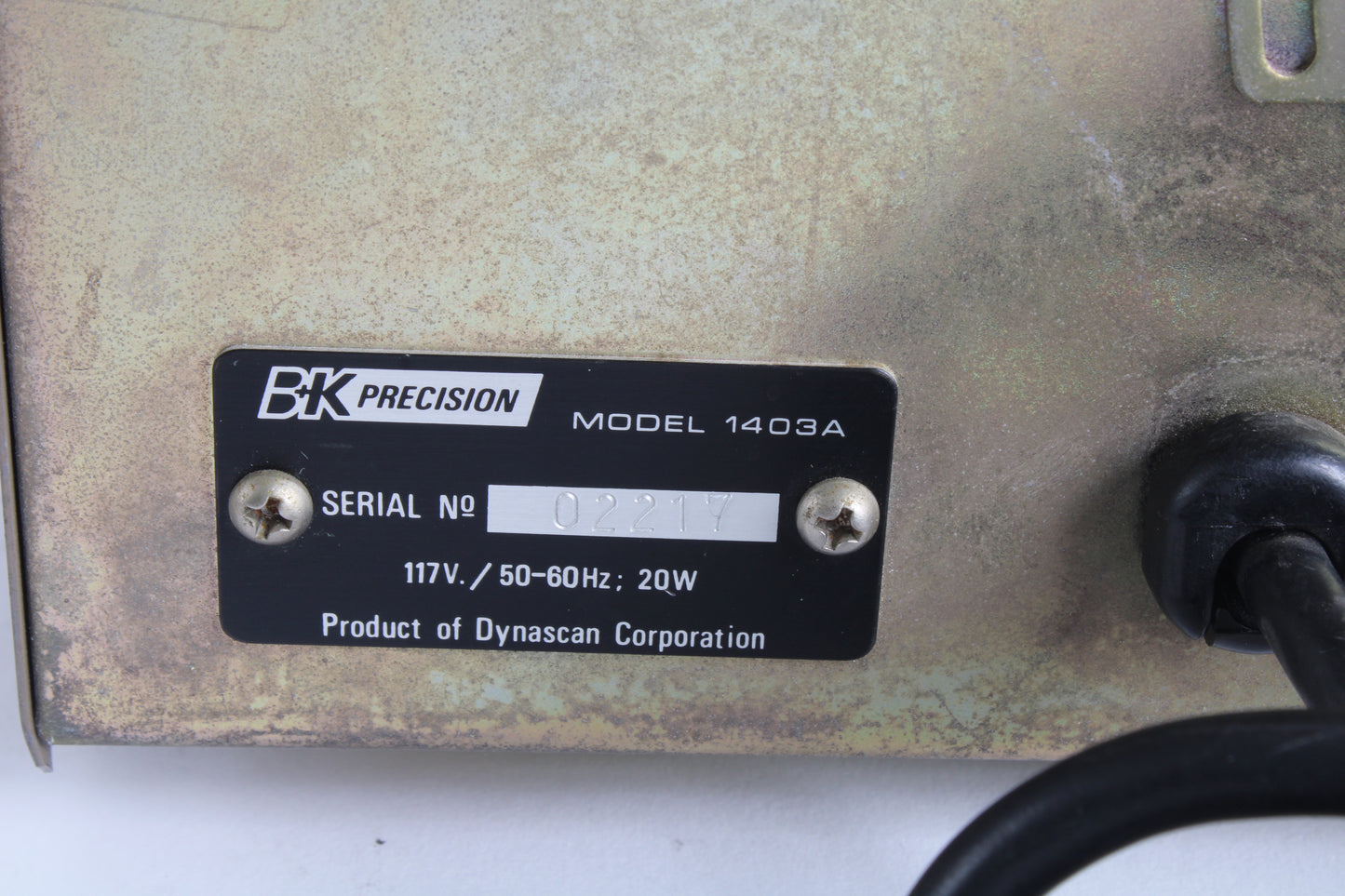 B&K Precision 1403A Oscilloscope – NTC Tech