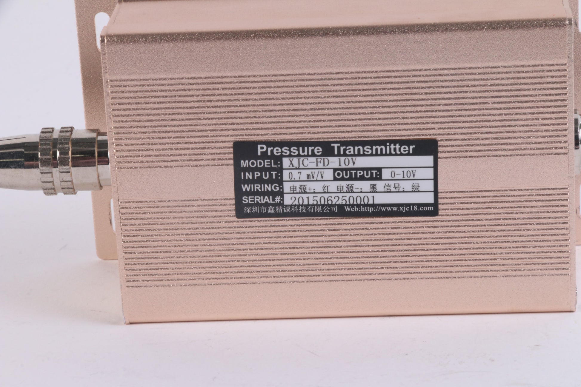 Shenzhen XJC Technology XJC-FD-10V Pressure Transmitter – NTC Tech