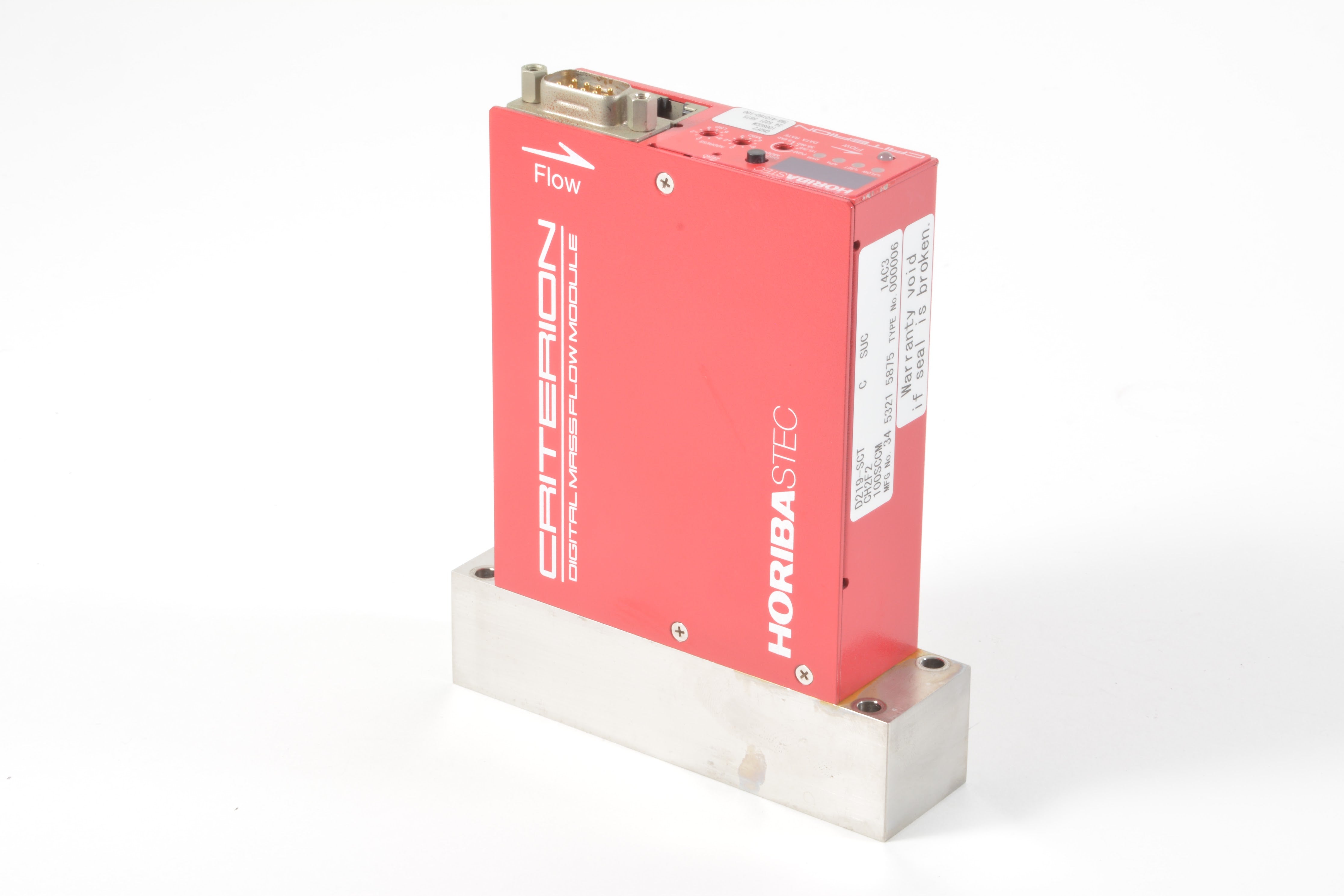 Horiba STEC Criterion D219-SCT CH2F2 100sccm 788410160100 Mass Flow Co – NTC Tech