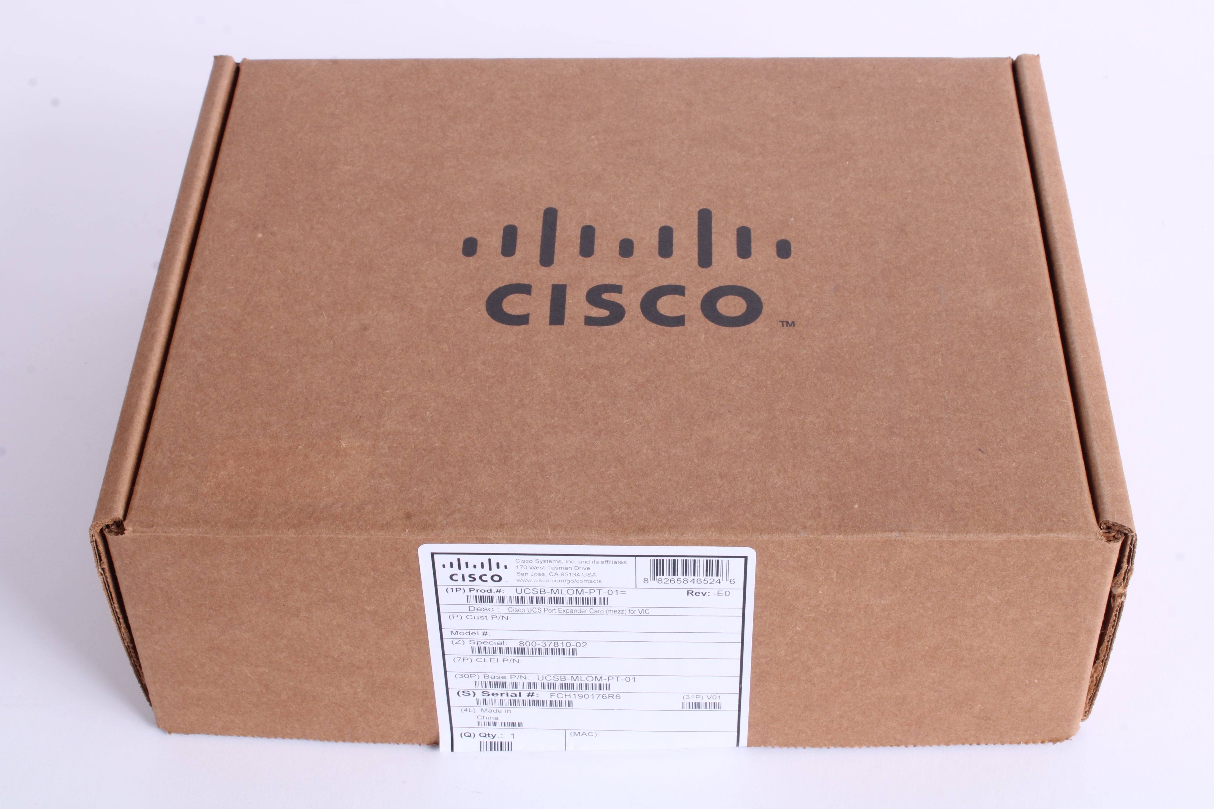 Cisco UCSB-MLOM-PT-01 UCS Port Expander Card for VIC 1240 882658465246 ...