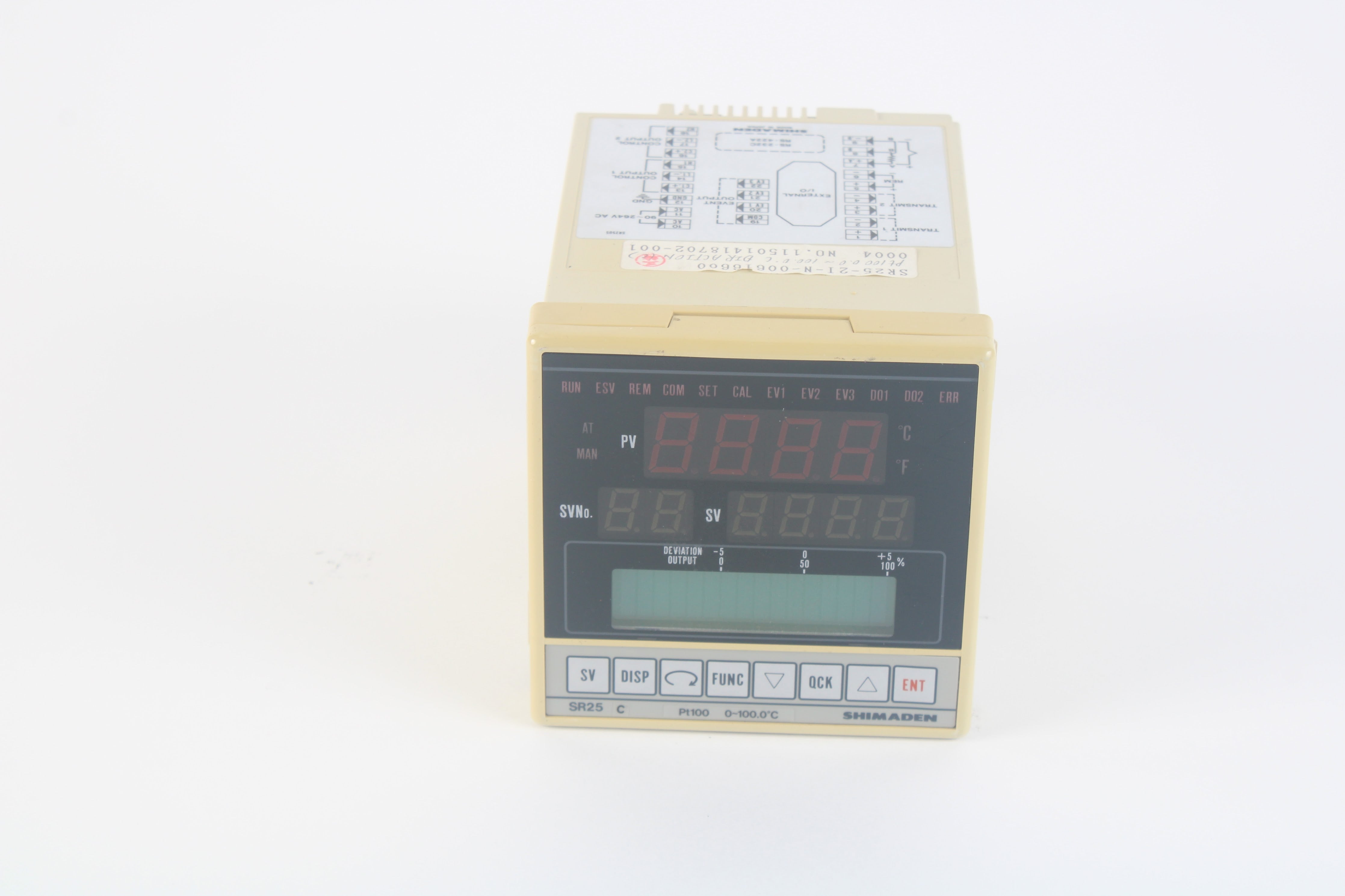 Shimaden SR25-2I-N-00616600 Temperature Controller – NTC Tech