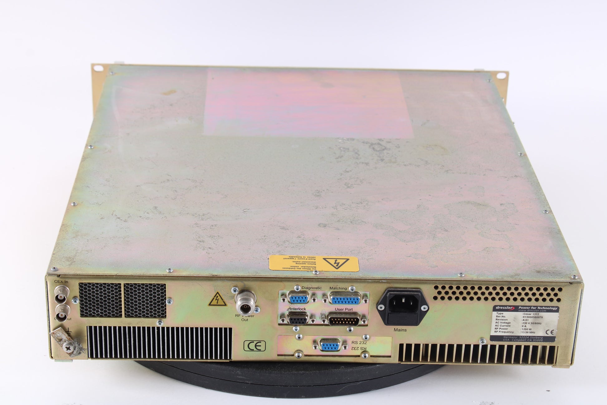 Advanced Energy Dressler Cesar 1312 RF Power Generator Supply REV A 01 ...