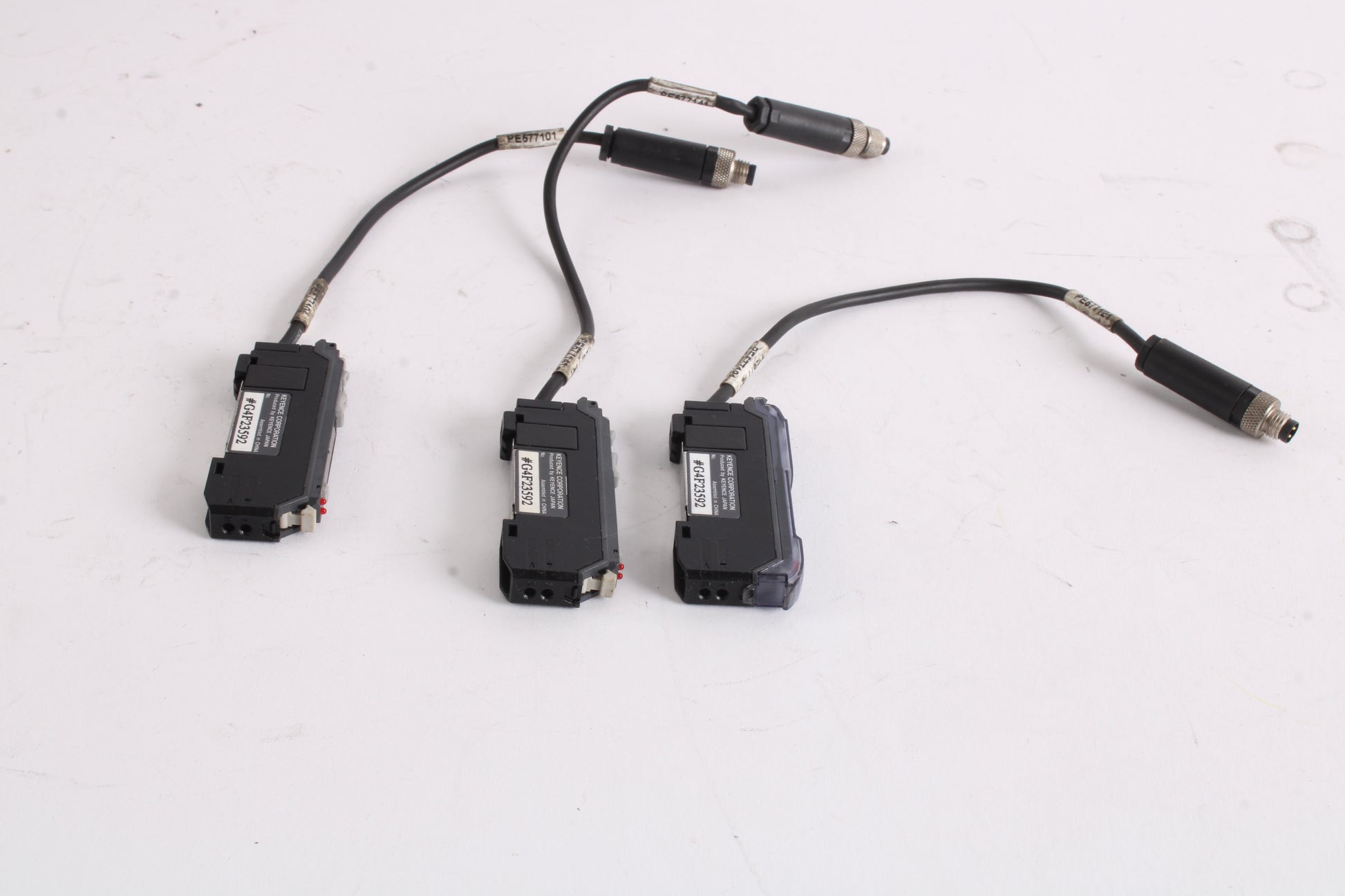 Keyence FS-V33P Fiber Amplifier Cable Set of 3 – NTC Tech