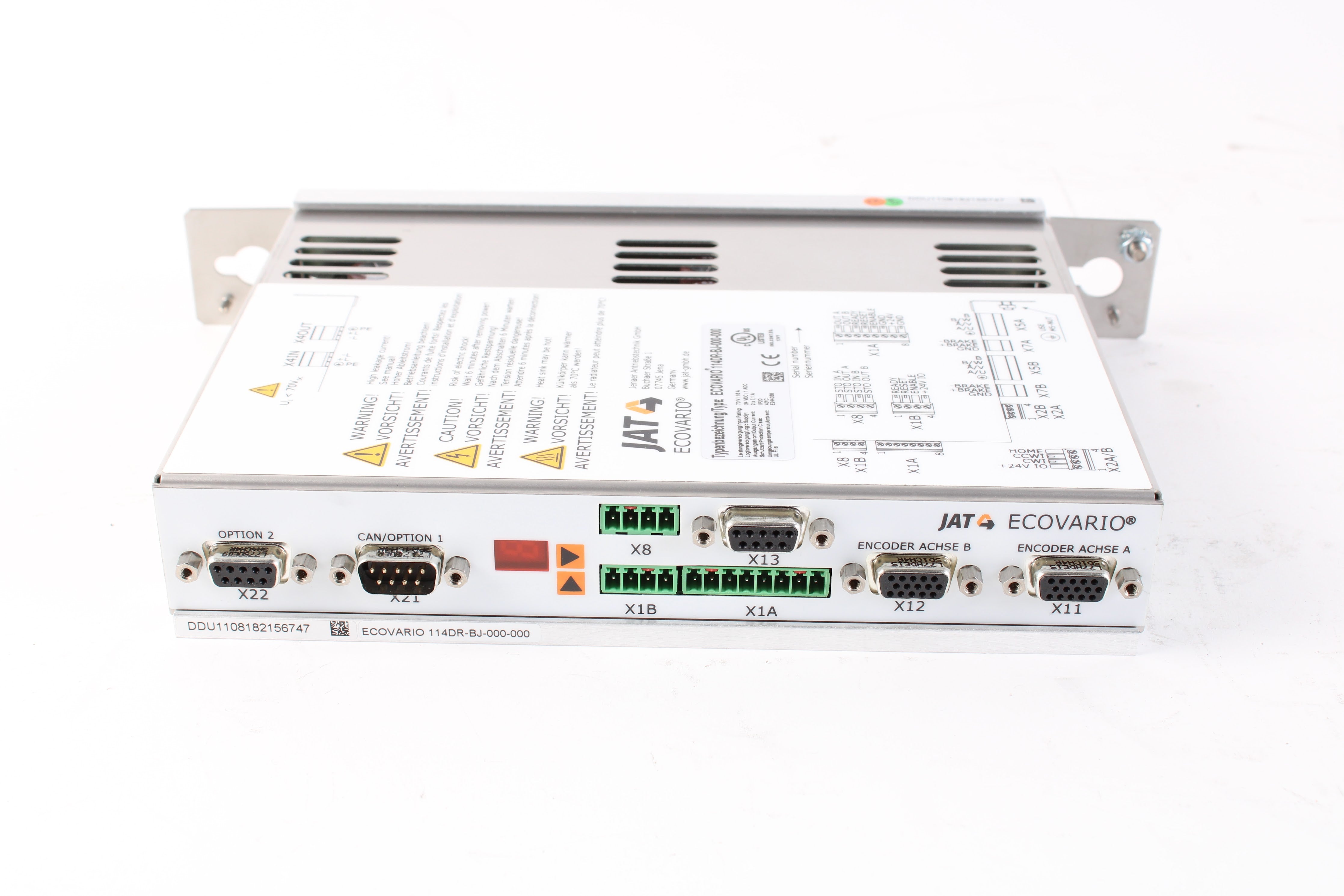 Jenaer Antriebstechnik Ecovario 114DR-BJ-000-000 Servo Amplifier – NTC Tech