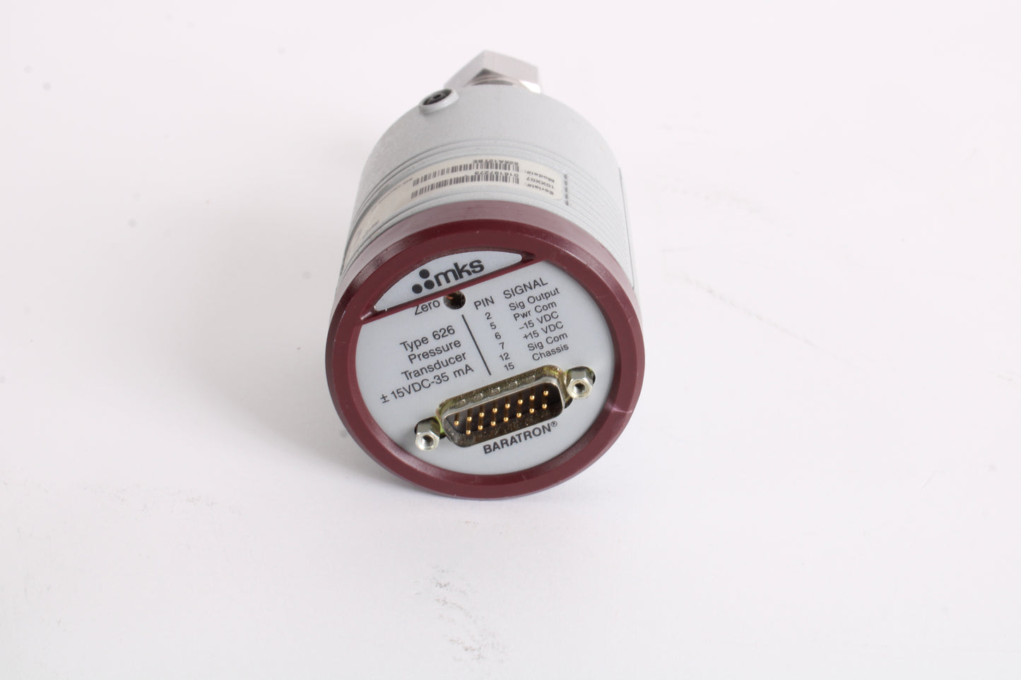MKS 626A12TBE Baratron Pressure Transducer – NTC Tech