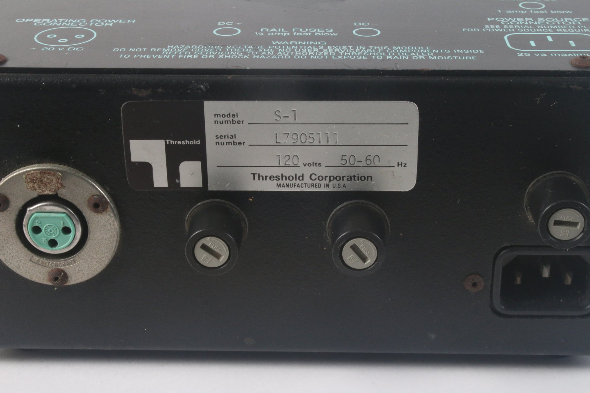 Threshold S1 Power Supply for SL10 Preamp – NTC Tech
