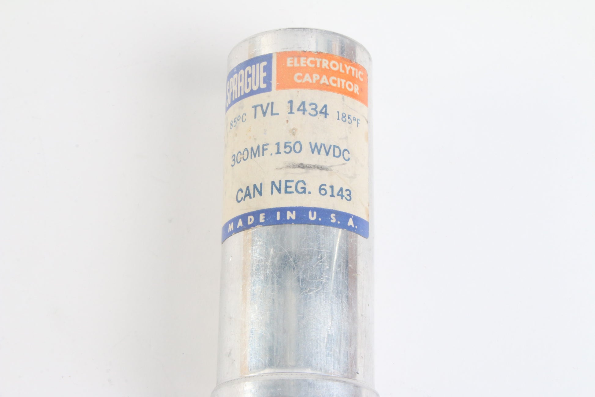 Sprague TVL 1434 300MF.150 WVDC Electrolytic Can Capacitor – NTC Tech