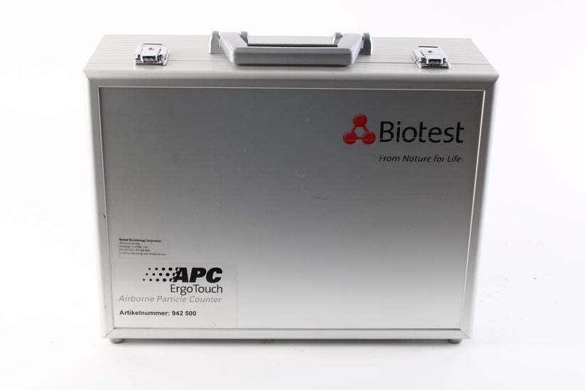 APC Biotest Ergo Touch 9303-01BT Airborne Particle Counter – NTC Tech