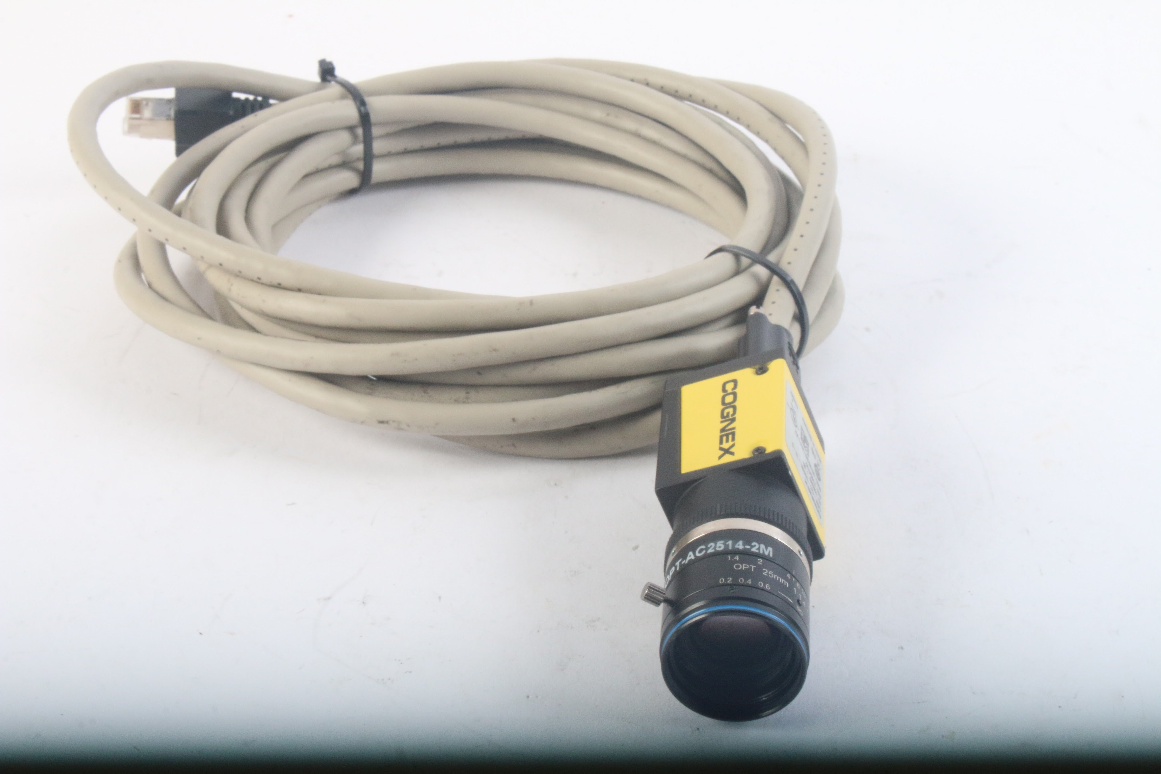 Cognex CAM-CIC-5000R-14-G Industrial Camera With OPT-AC2514-2M Lens Wi ...